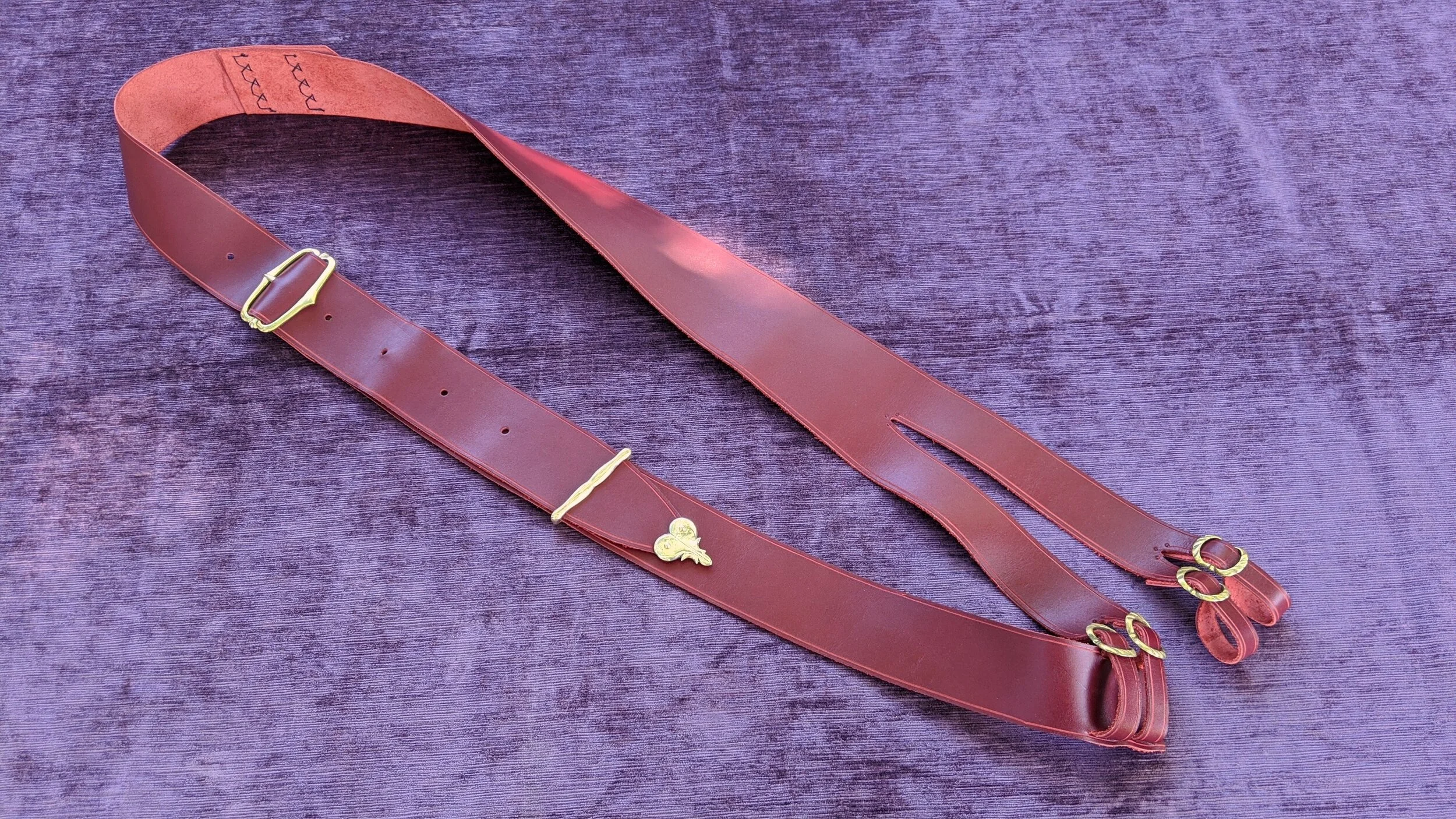 4 Buckle Baldric — Jesse Belsky Stageswords