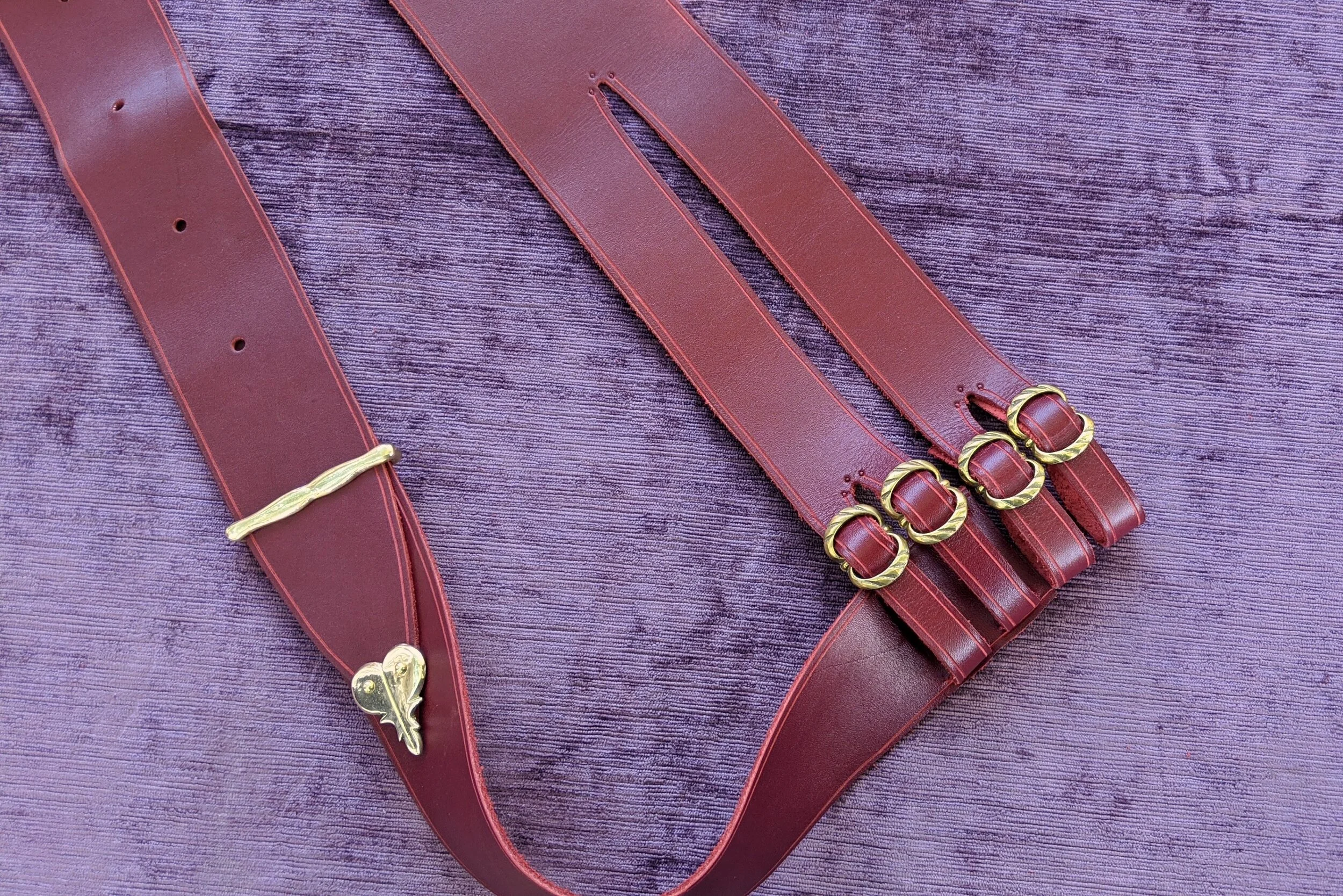 4 Buckle Baldric — Jesse Belsky Stageswords