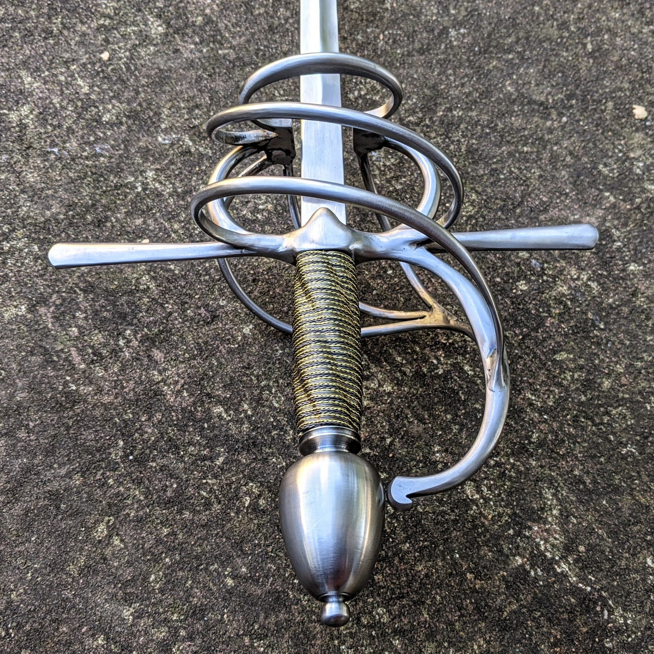 Parallel Side Loop Rapier [SHARP/BLUNT] — Jesse Belsky Stageswords