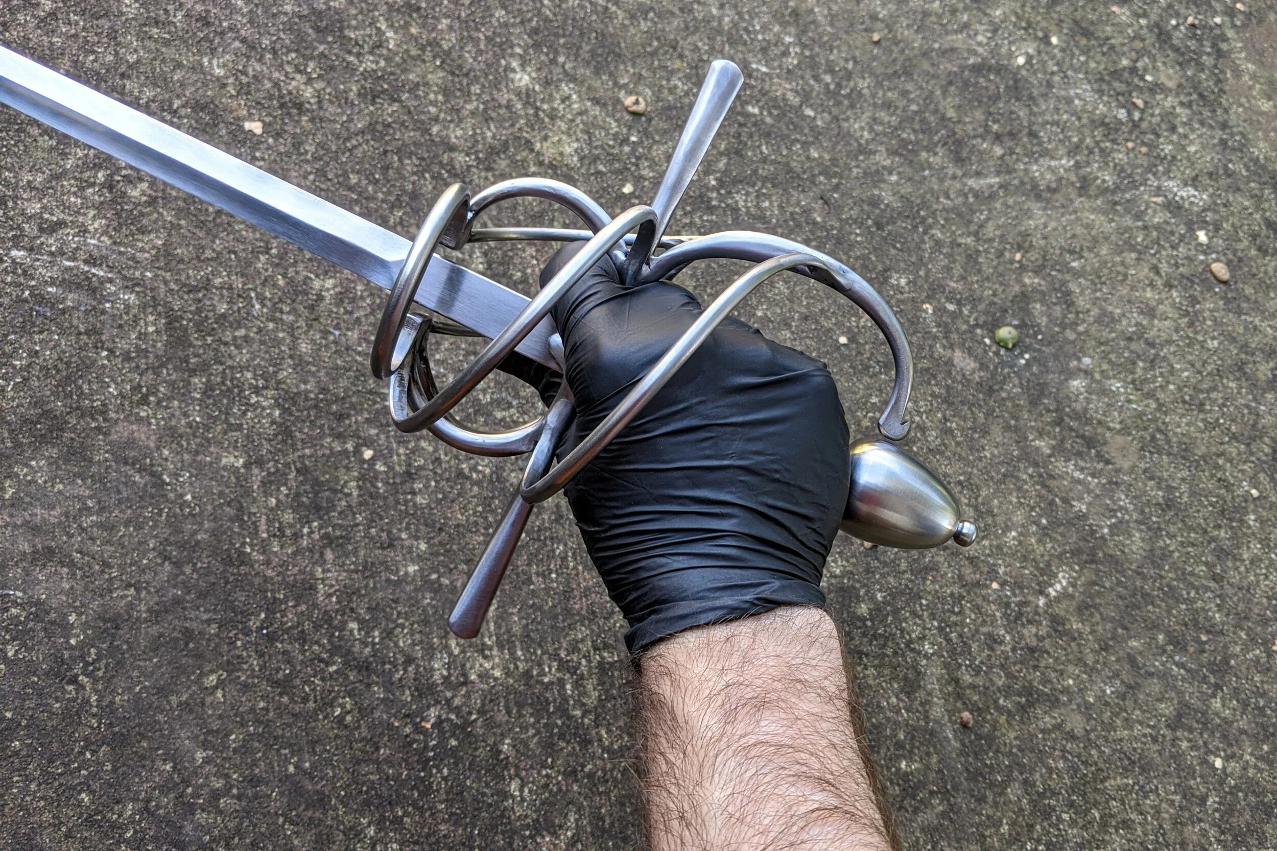 Parallel Side Loop Rapier [SHARP/BLUNT] — Jesse Belsky Stageswords