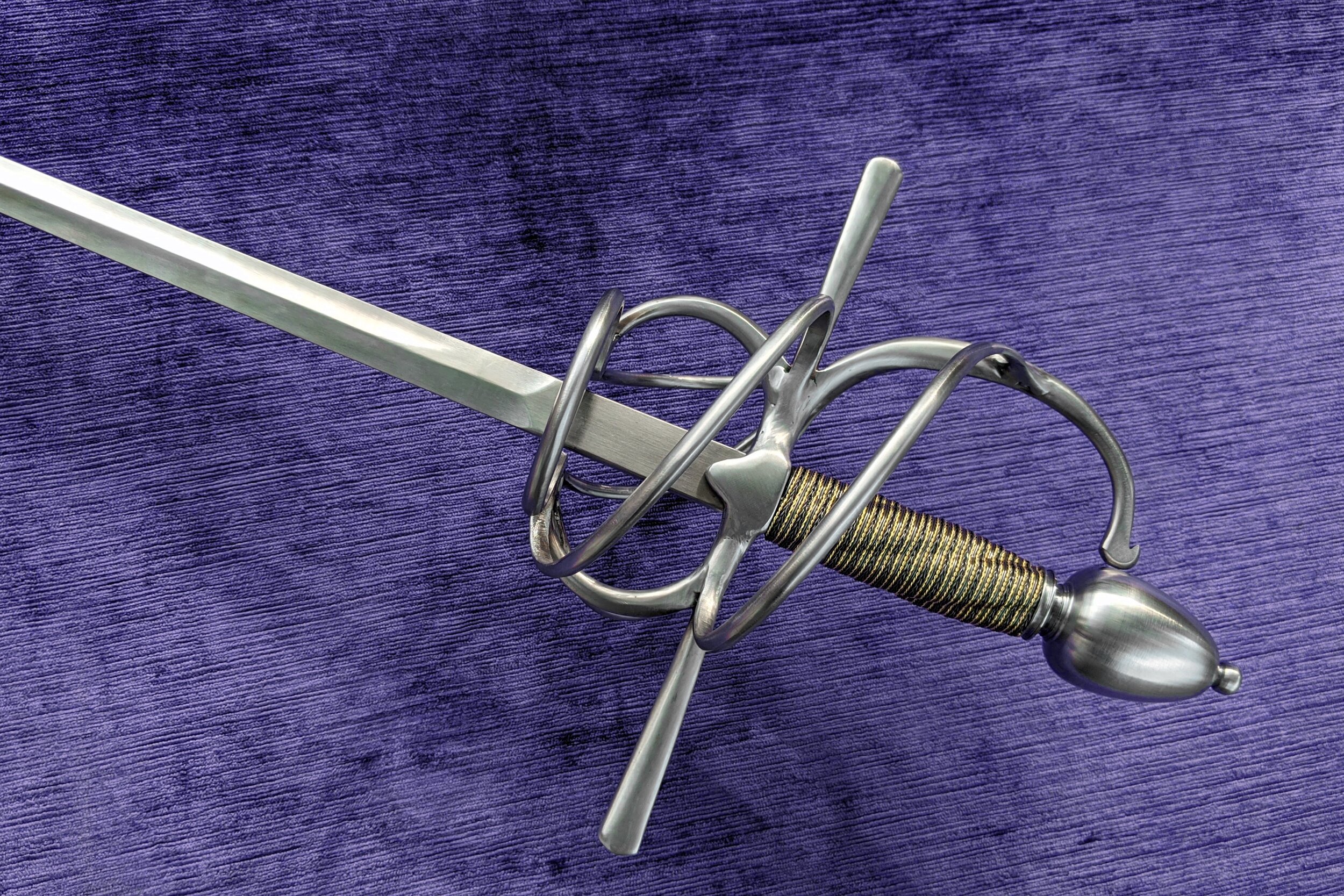 Parallel Side Loop Rapier [SHARP/BLUNT] — Jesse Belsky Stageswords