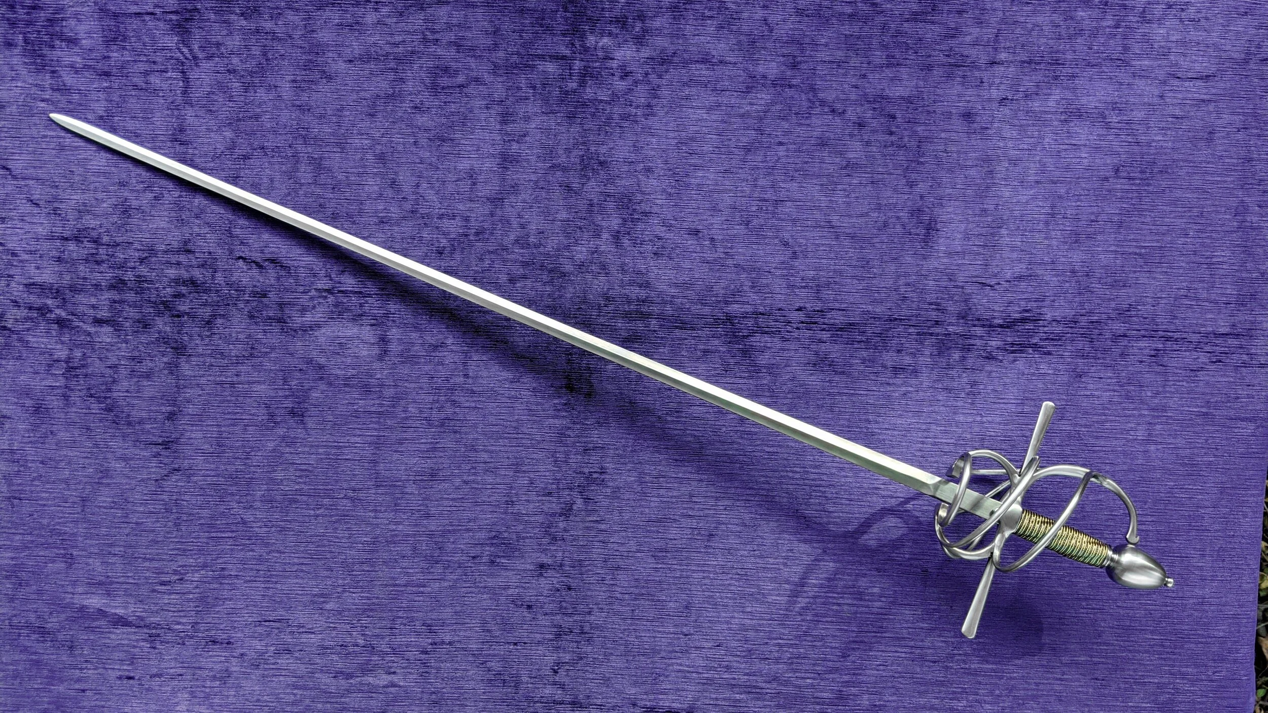 Parallel Side Loop Rapier [SHARP/BLUNT] — Jesse Belsky Stageswords