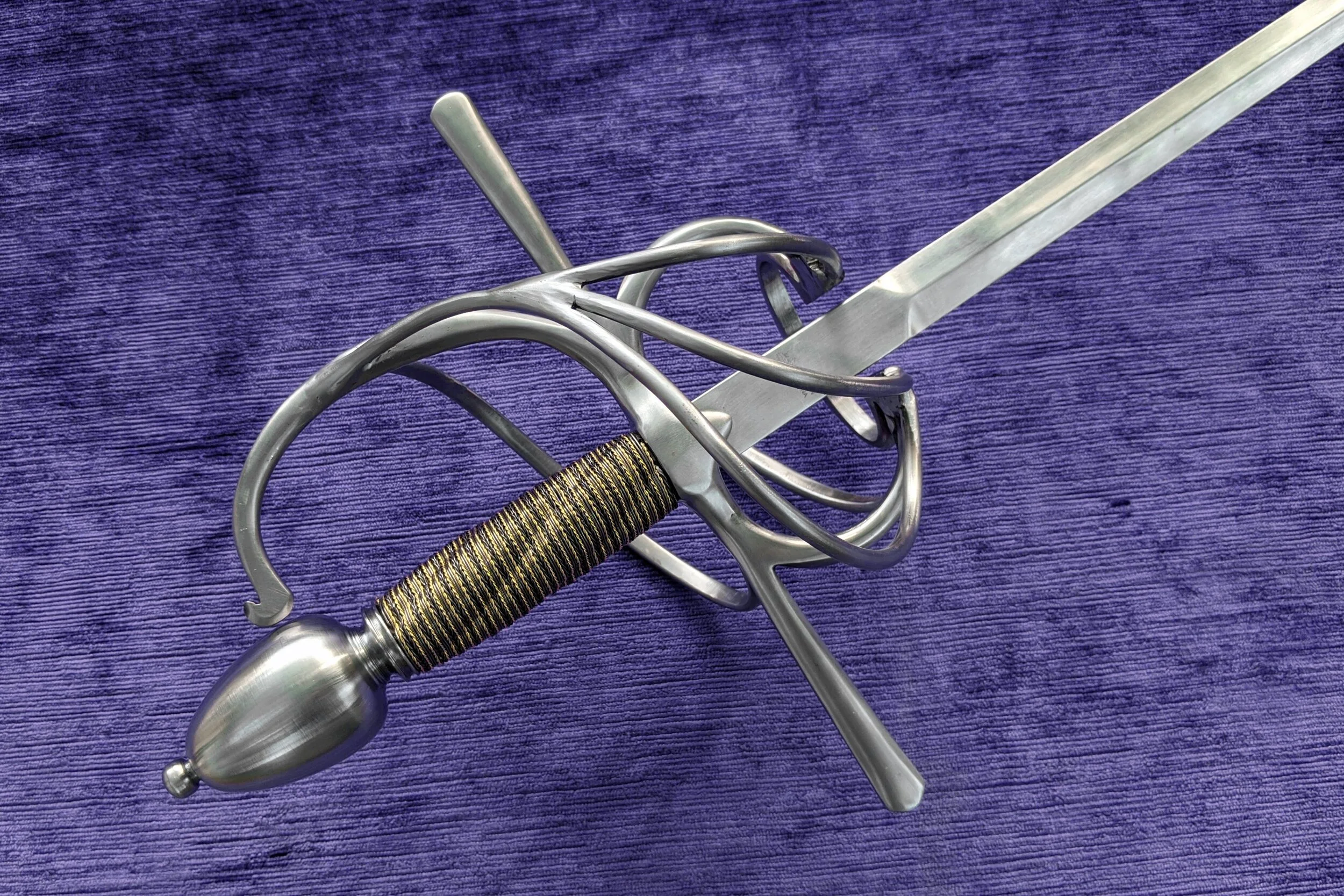 Parallel Side Loop Rapier [SHARP/BLUNT] — Jesse Belsky Stageswords