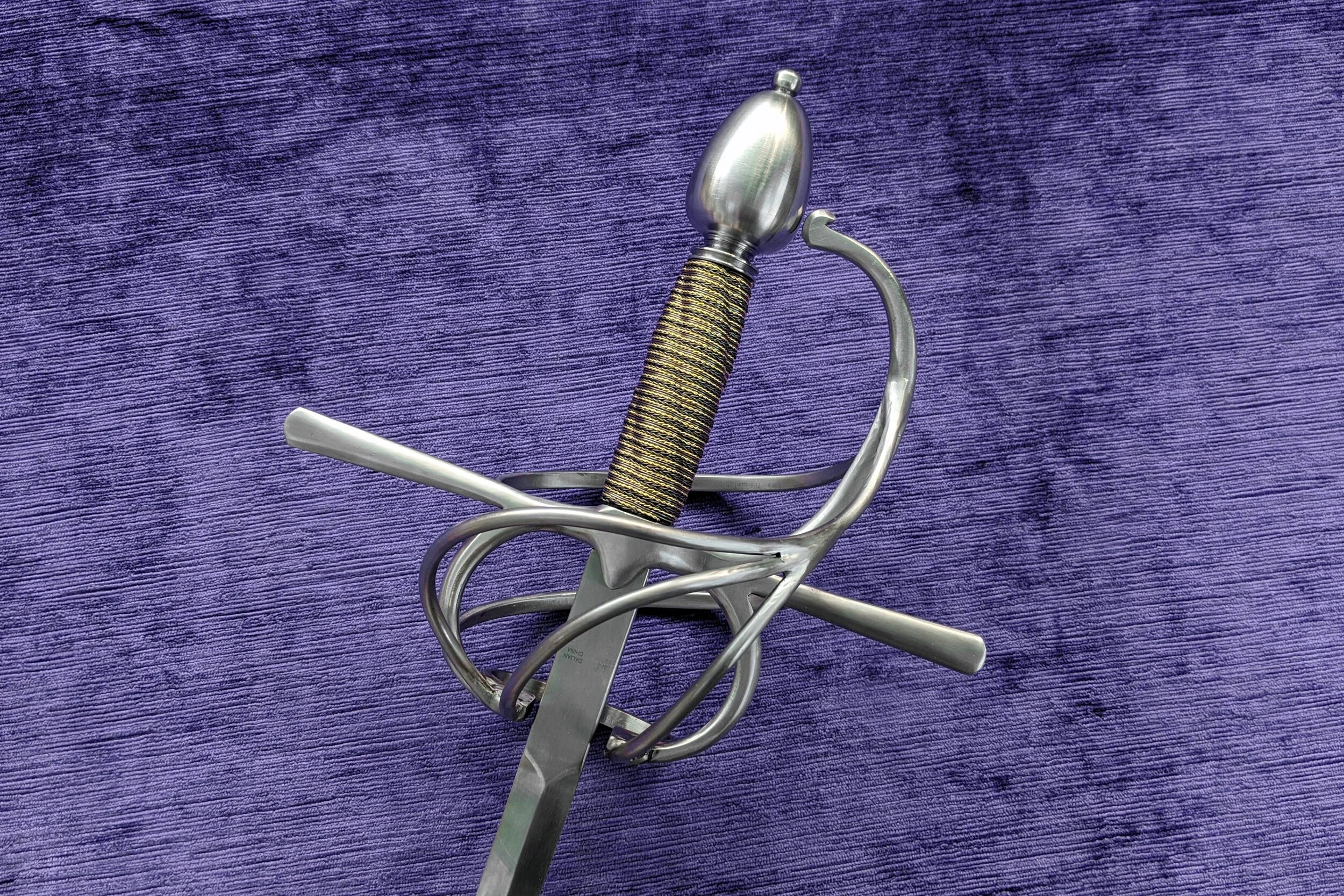 Parallel Side Loop Rapier [SHARP/BLUNT] — Jesse Belsky Stageswords