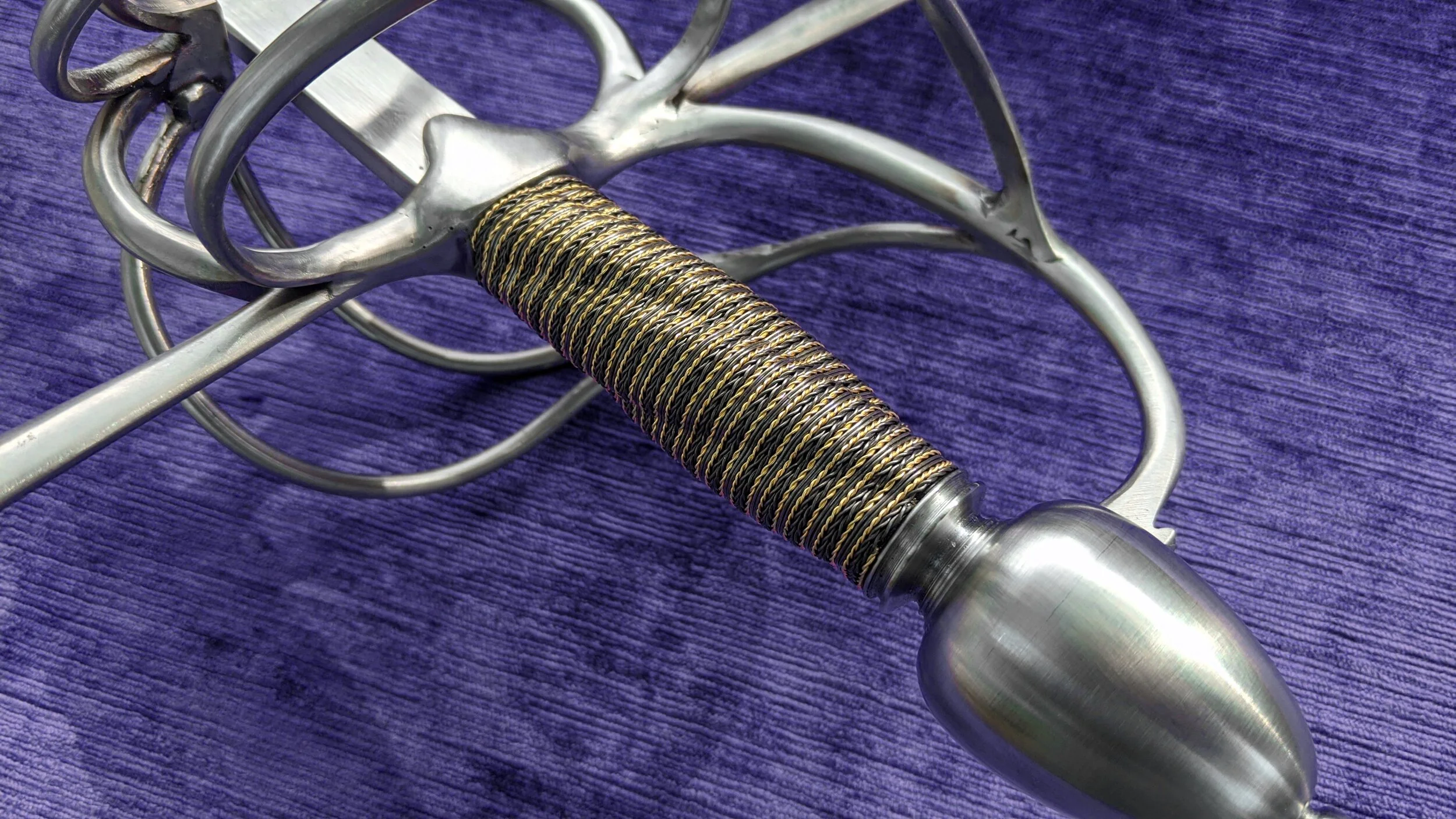 Parallel Side Loop Rapier [SHARP/BLUNT] — Jesse Belsky Stageswords