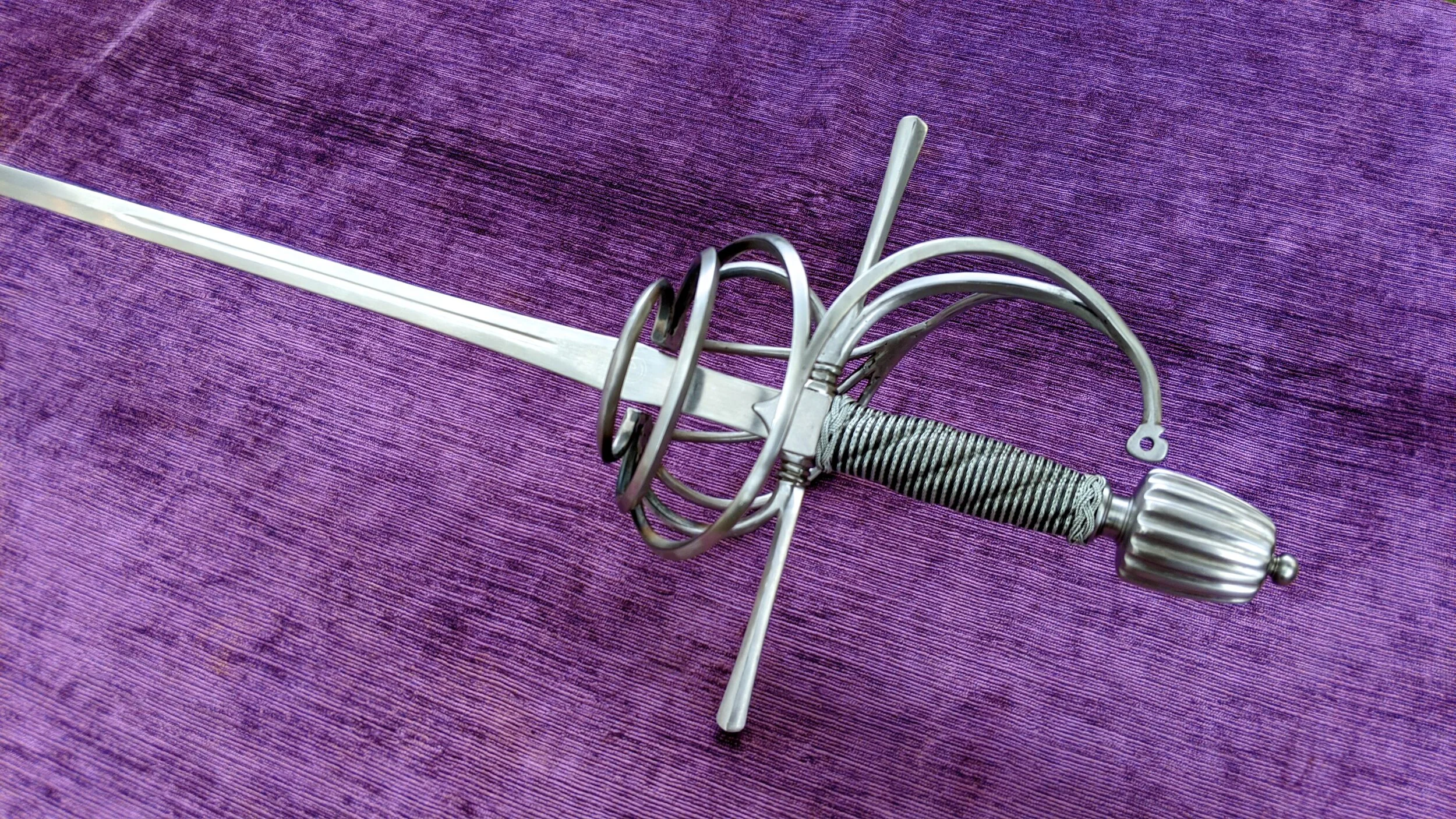 Three Ring Rapier [SHARP/BLUNT/HEMA] — Jesse Belsky Stageswords