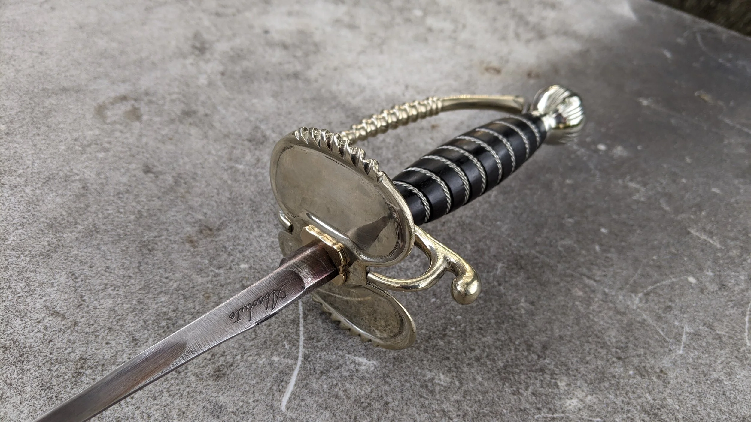 Brass Hilt Smallsword 2 [HEMA] — Jesse Belsky Stageswords