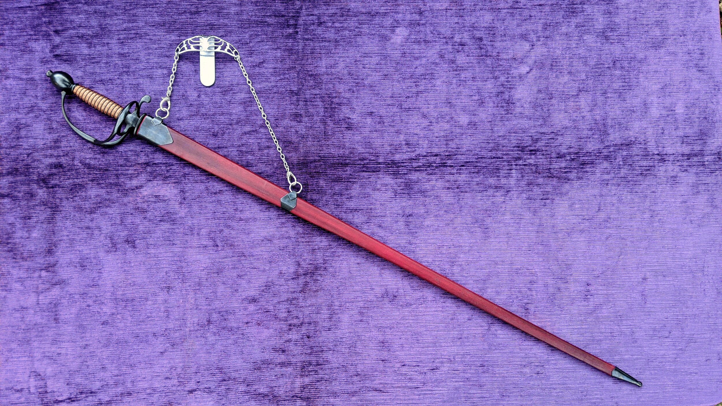 Loop Hilt Smallsword 4 -- Blued Hilt — Jesse Belsky Stageswords