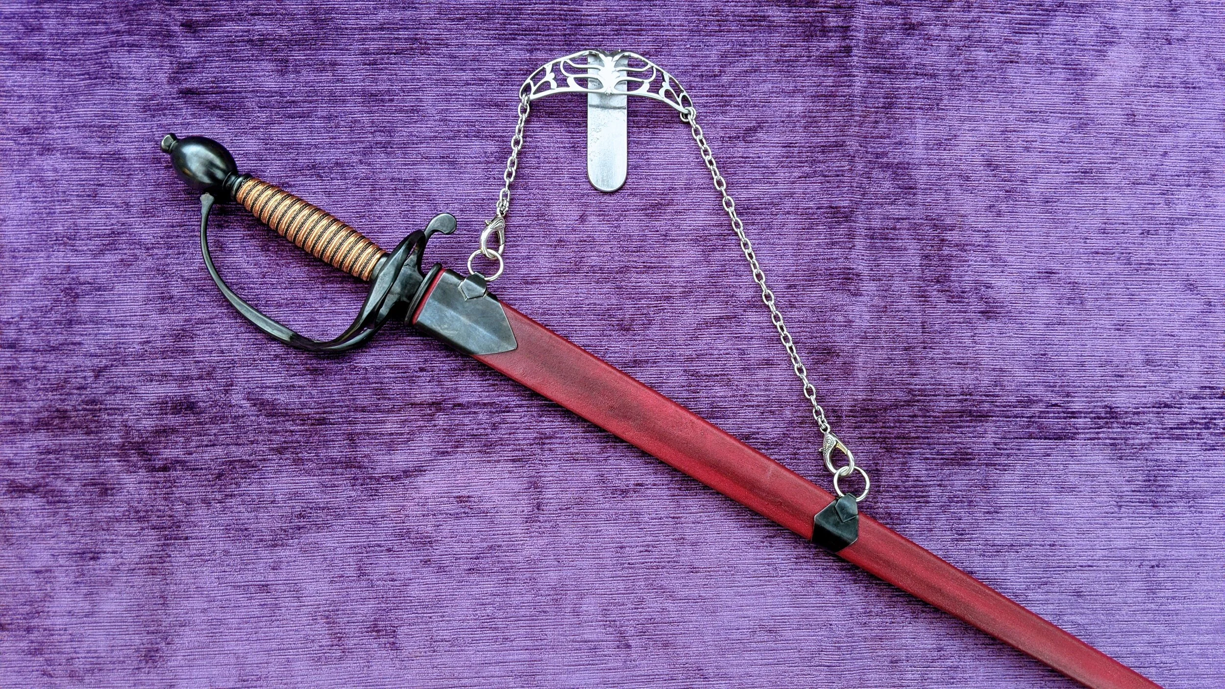 Loop Hilt Smallsword 4 -- Blued Hilt — Jesse Belsky Stageswords