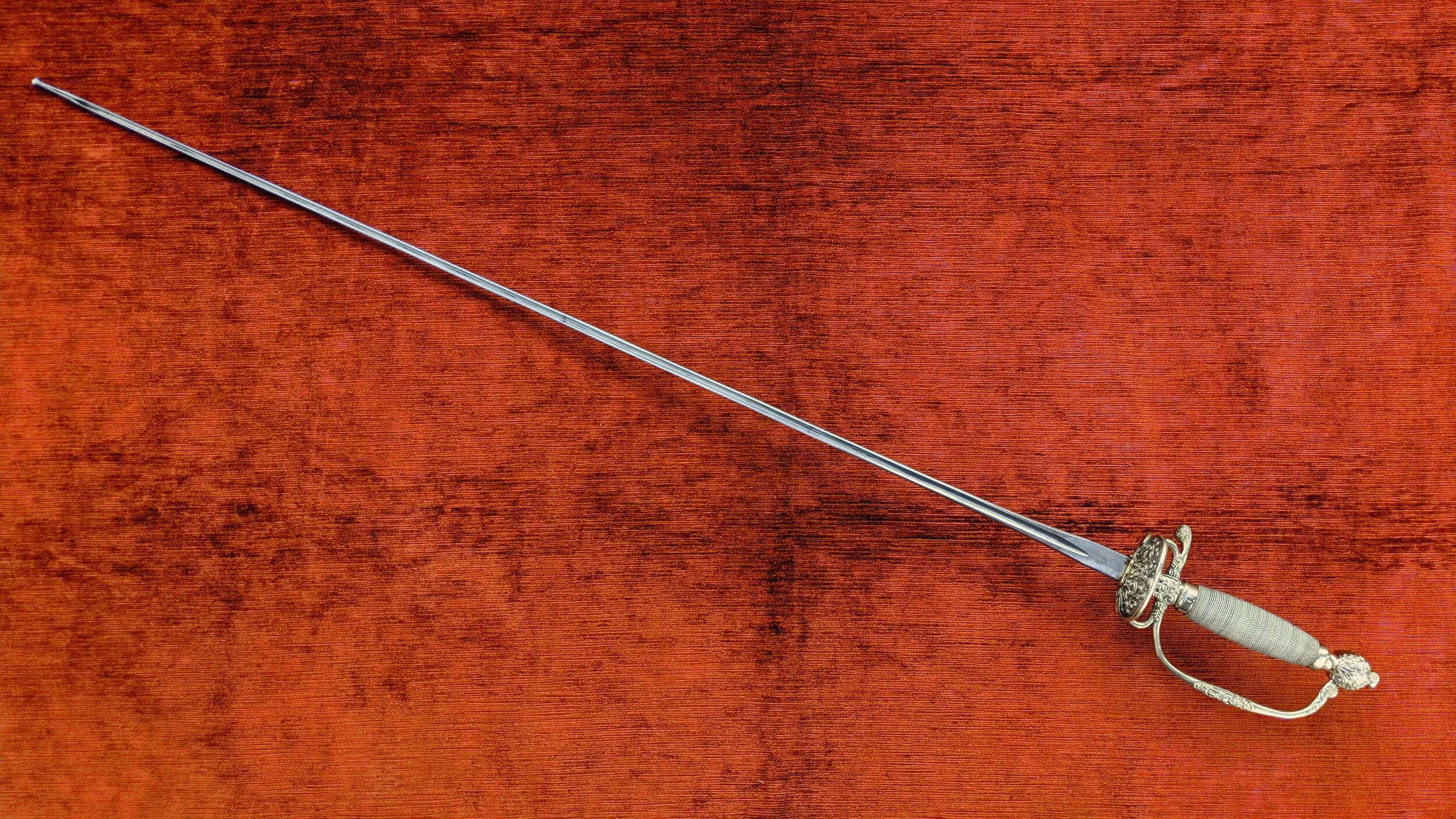 White Brass Hilt Smallsword 3 [HEMA] — Jesse Belsky Stageswords