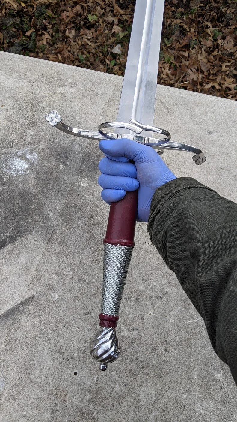 Longsword - Double Ring Spiral (SHARP/BLUNT) — Jesse Belsky Stageswords