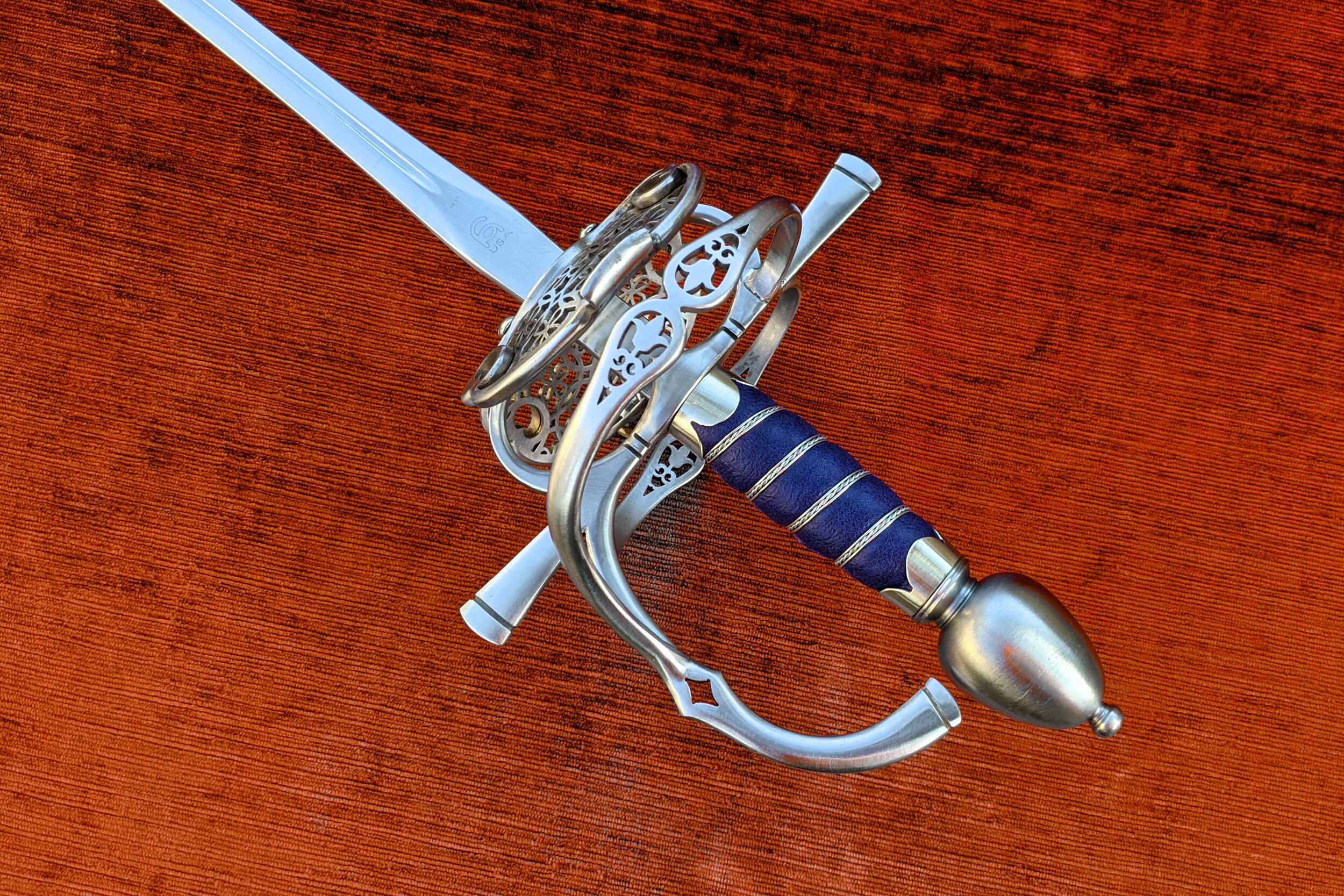 Pierced Plate Transitional Rapier [HEMA] — Jesse Belsky Stageswords