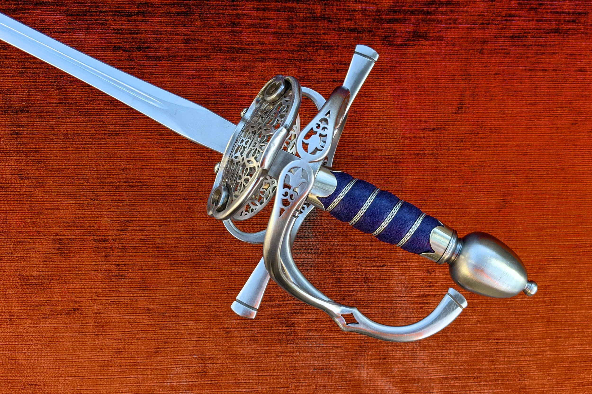 Pierced Plate Transitional Rapier [HEMA] — Jesse Belsky Stageswords