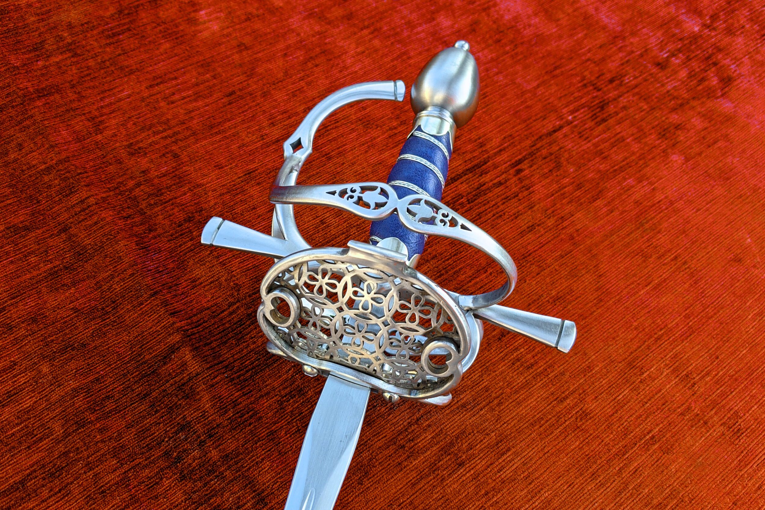 Pierced Plate Transitional Rapier [HEMA] — Jesse Belsky Stageswords