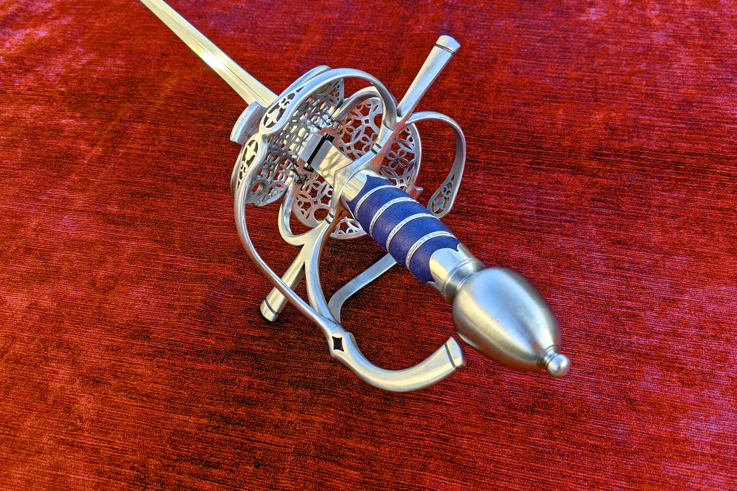 Pierced Plate Transitional Rapier [HEMA] — Jesse Belsky Stageswords