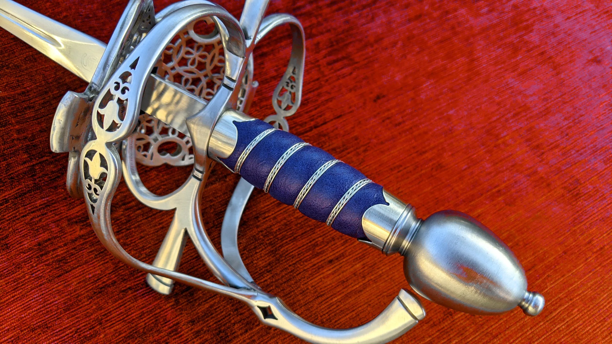Pierced Plate Transitional Rapier [HEMA] — Jesse Belsky Stageswords