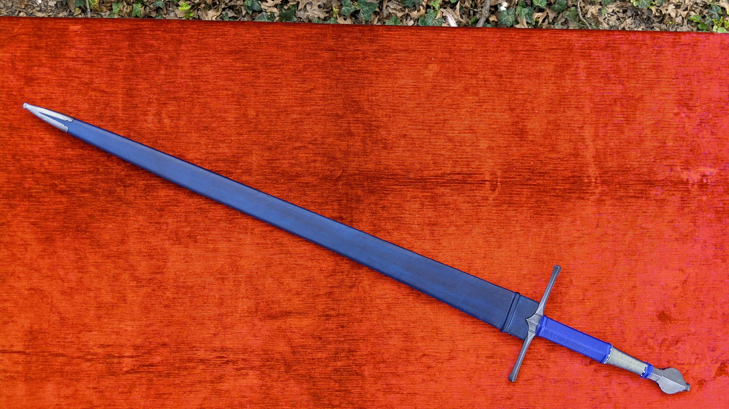 Longsword - Antiqued Hilt with Blue & Half Wire (SHARP/BLUNT) — Jesse ...