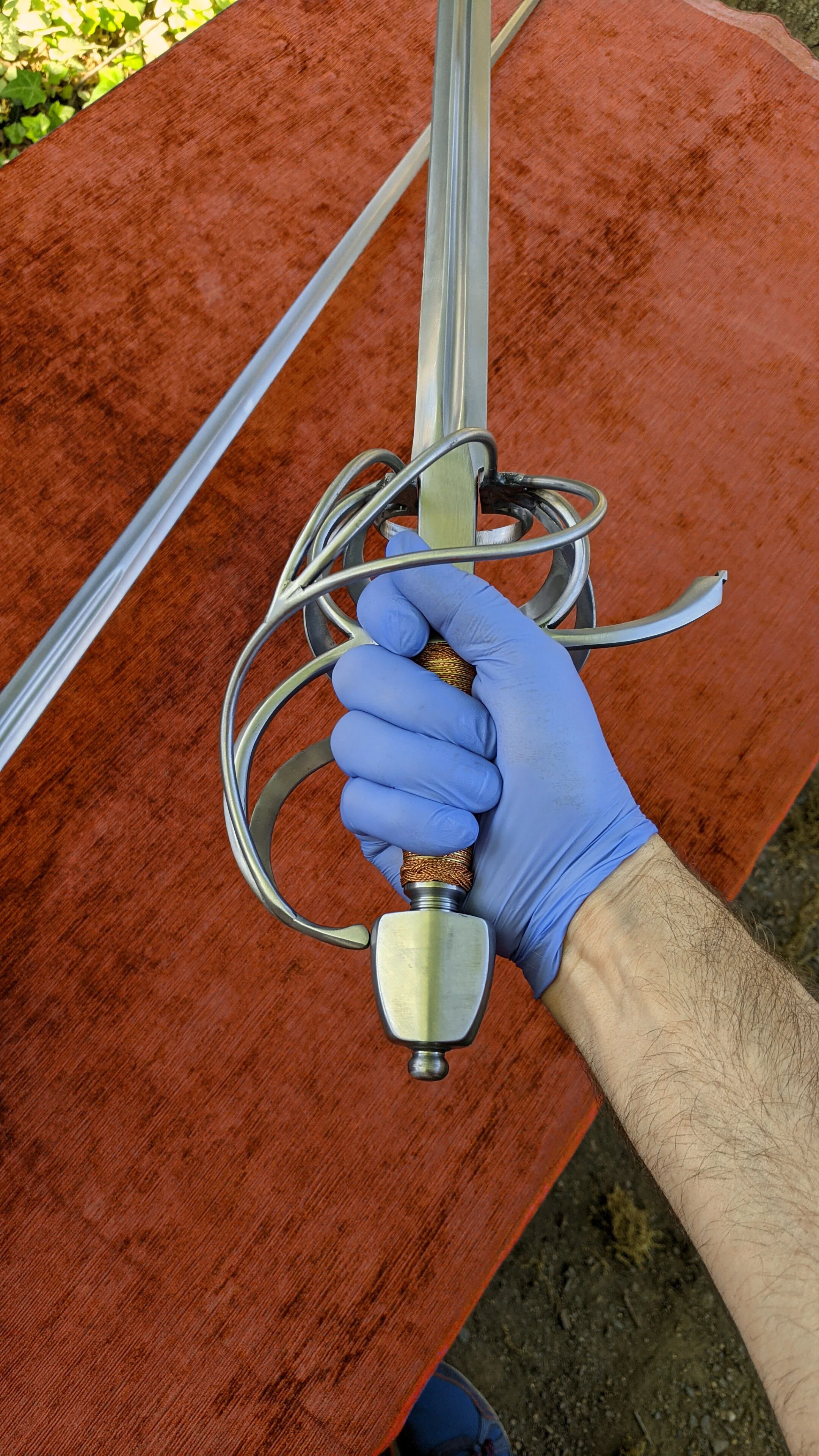 Diamond Ring Rapier Pair [HEMA+SHARP] — Jesse Belsky Stageswords