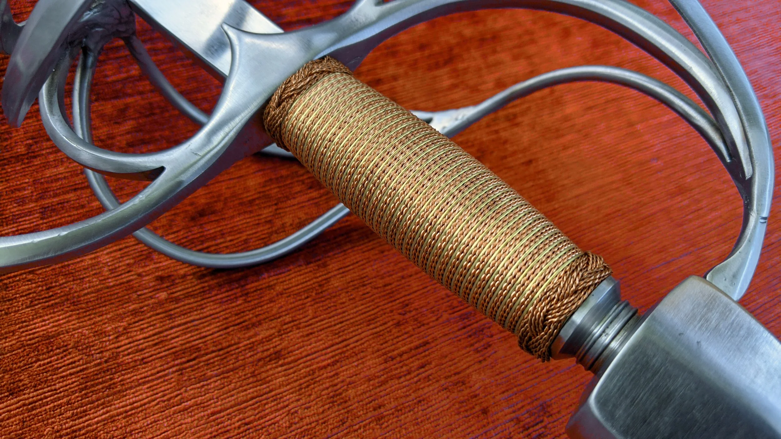 Diamond Ring Rapier Pair [HEMA+SHARP] — Jesse Belsky Stageswords