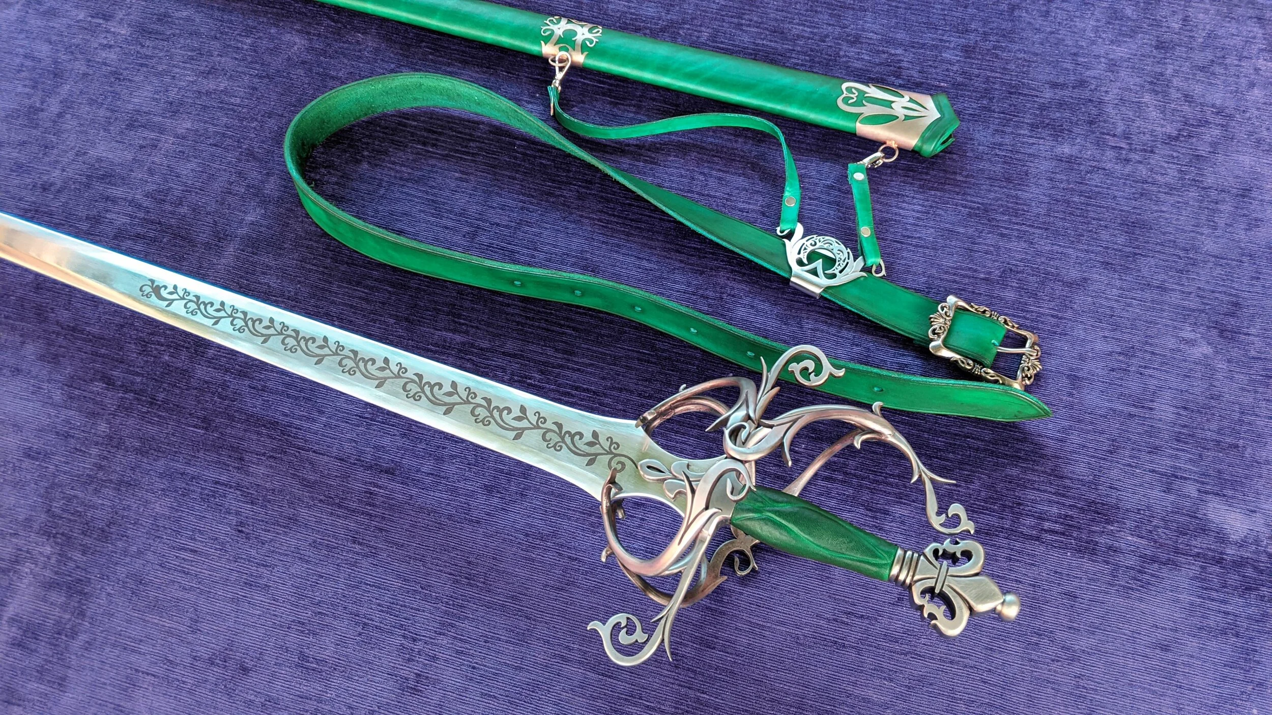 Vine Rapier [ALUMINUM] — Jesse Belsky Stageswords