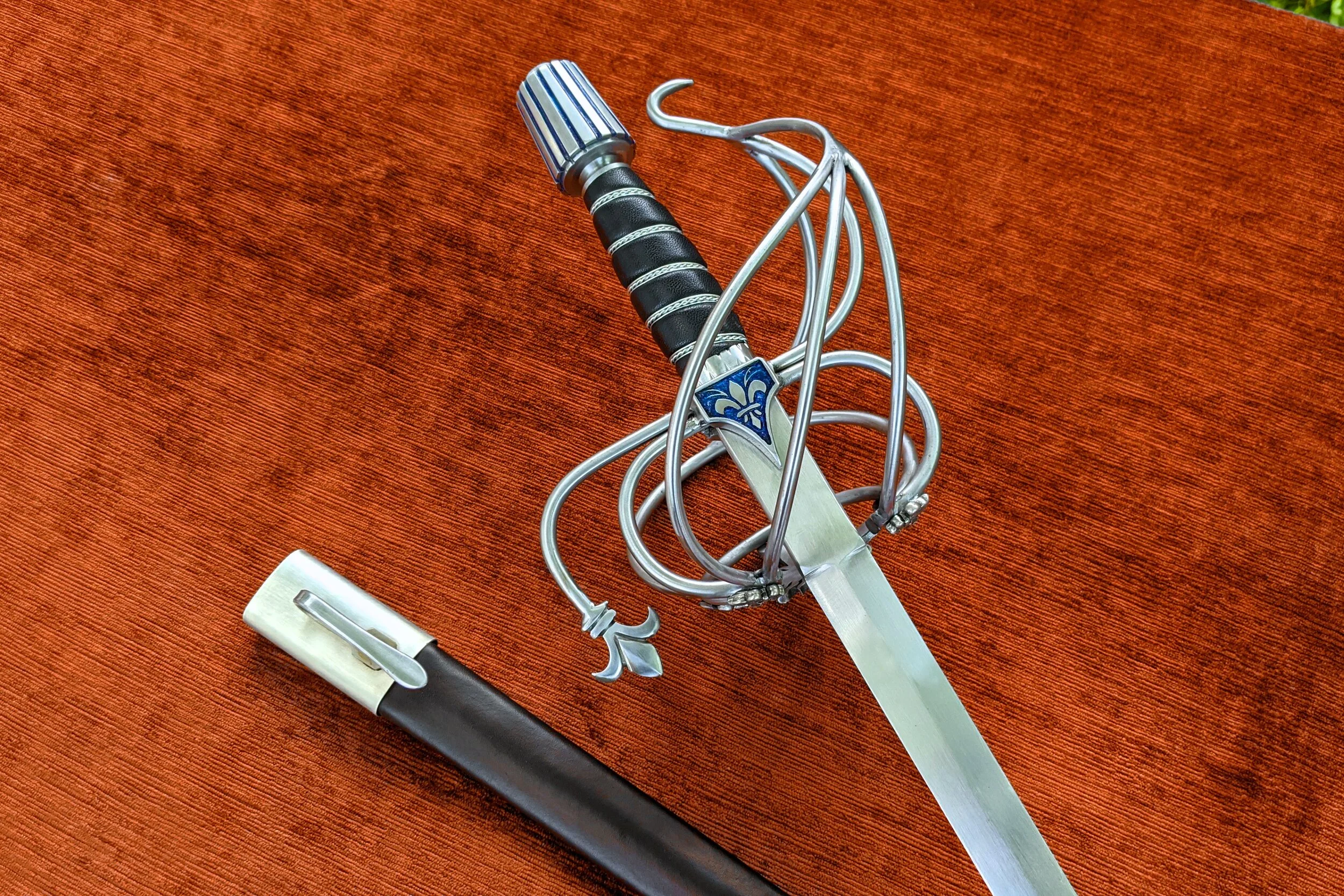 Three Musketeers Rapier (Athos Ferrule) — Jesse Belsky Stageswords