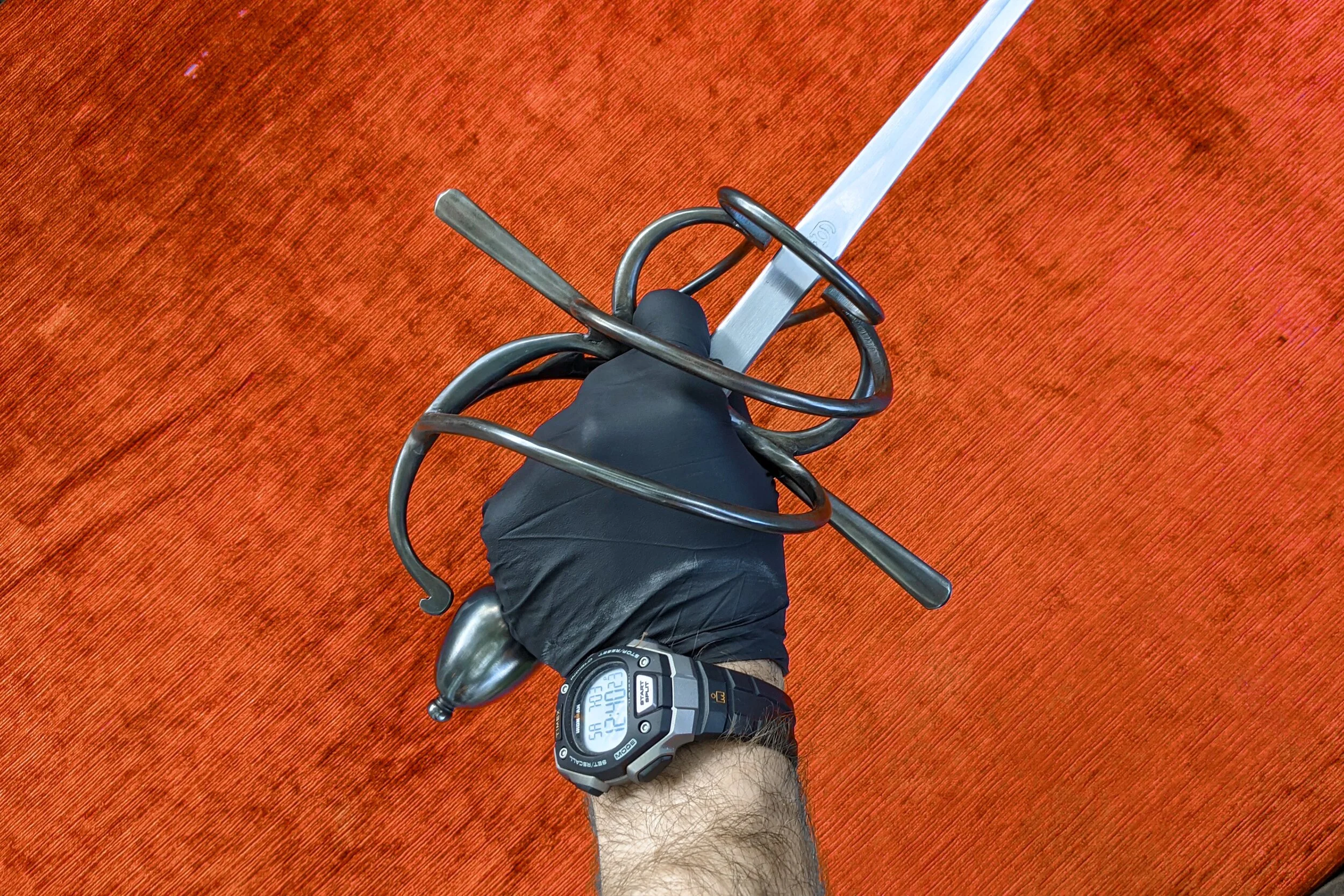 Lefty Parallel Side Loop Rapier [HEMA] — Jesse Belsky Stageswords