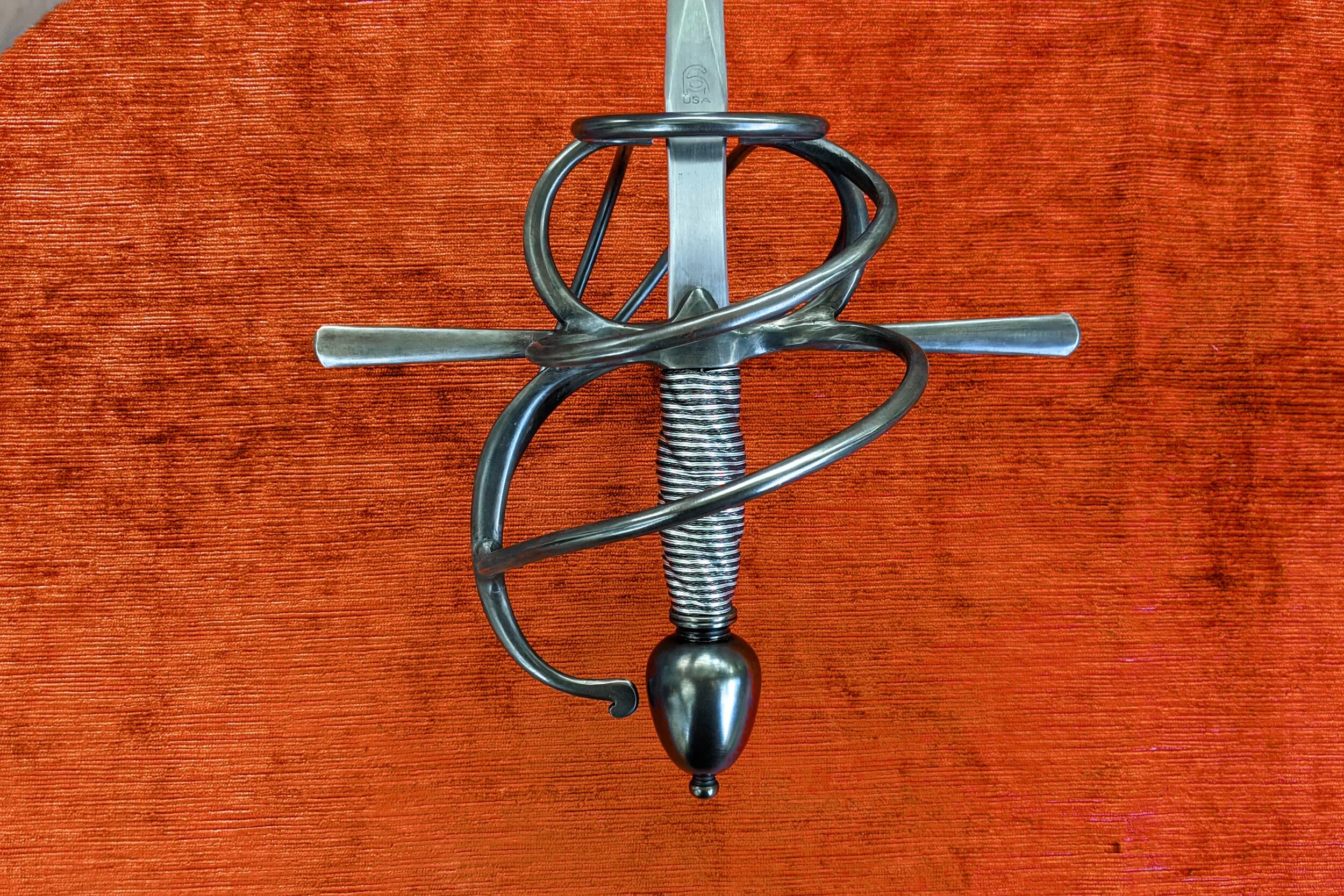 Lefty Parallel Side Loop Rapier [HEMA] — Jesse Belsky Stageswords