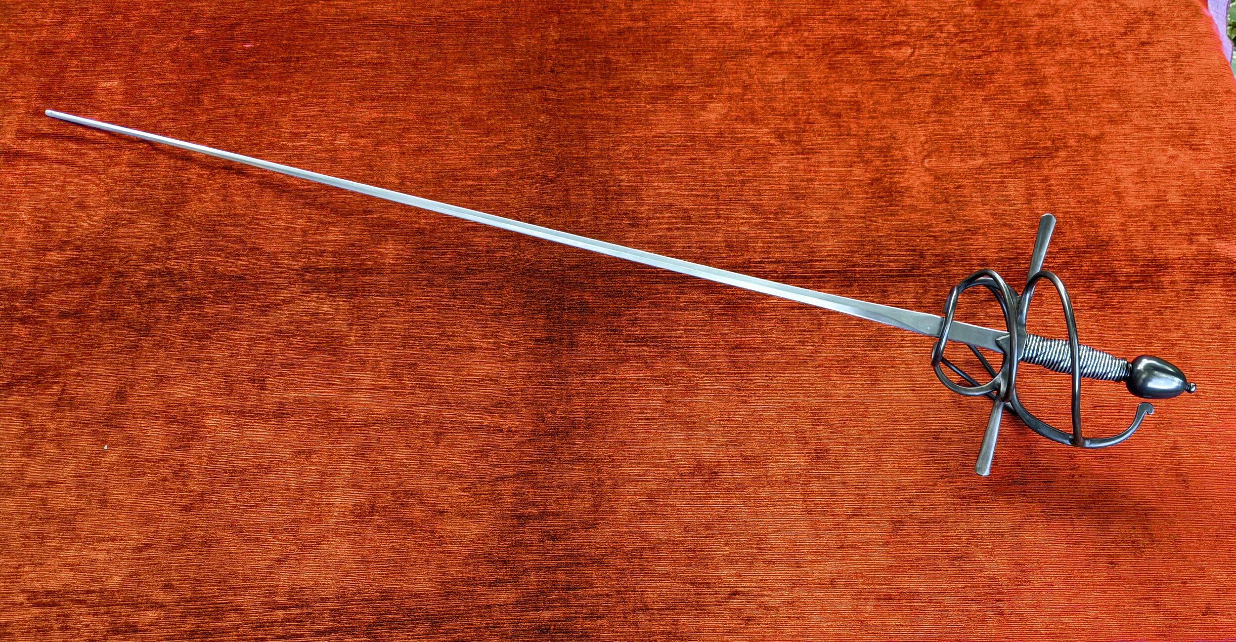 Lefty Parallel Side Loop Rapier [HEMA] — Jesse Belsky Stageswords