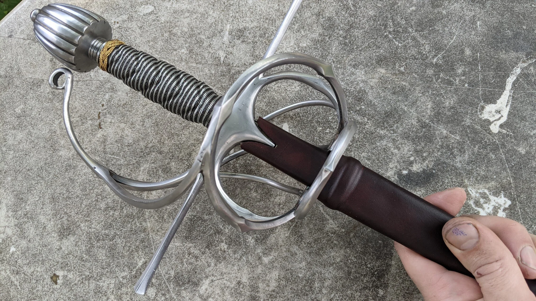 Two Ring Rapier — Jesse Belsky Stageswords