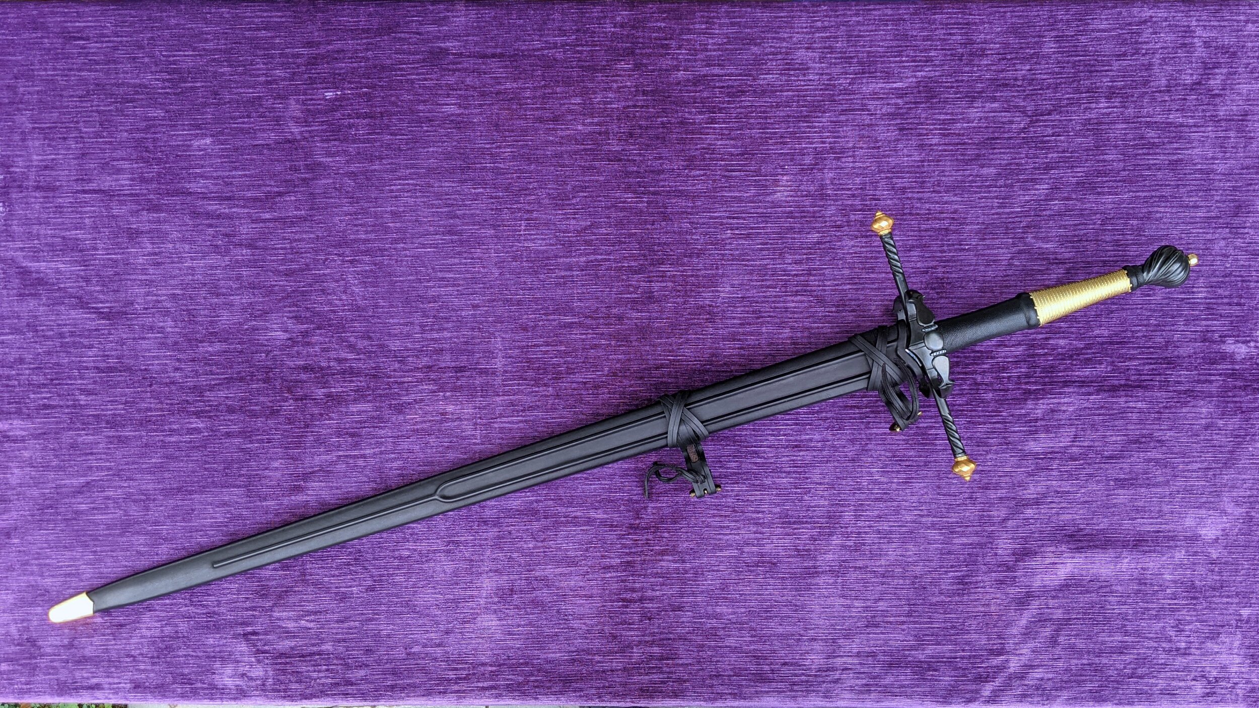 Blued Double Ring Longsword [SHARP] — Jesse Belsky Stageswords