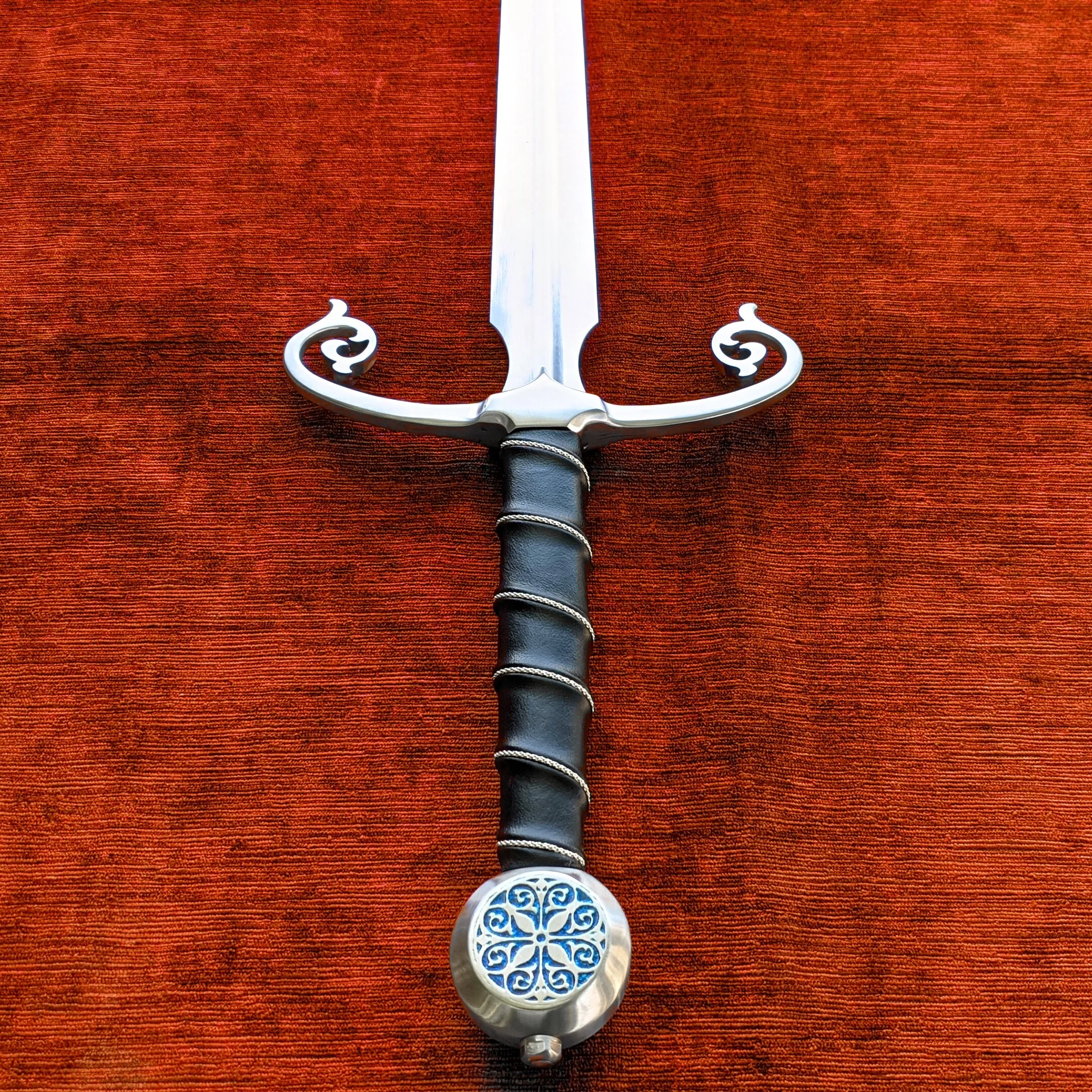 Fantasy Bastard Sword -- Blue Inlay Pommel [SHARP] — Jesse Belsky ...