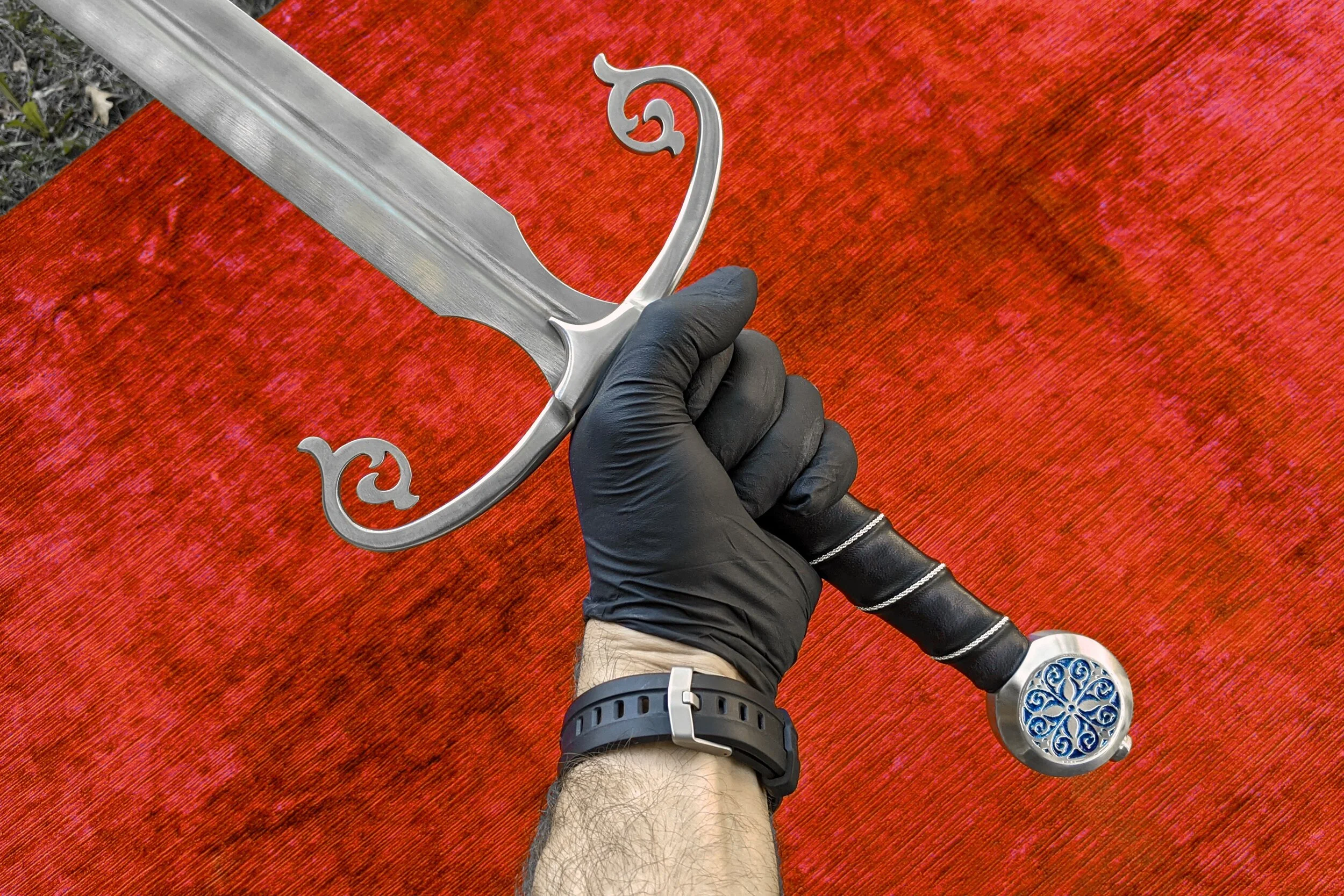 Fantasy Bastard Sword -- Blue Inlay Pommel [SHARP] — Jesse Belsky ...