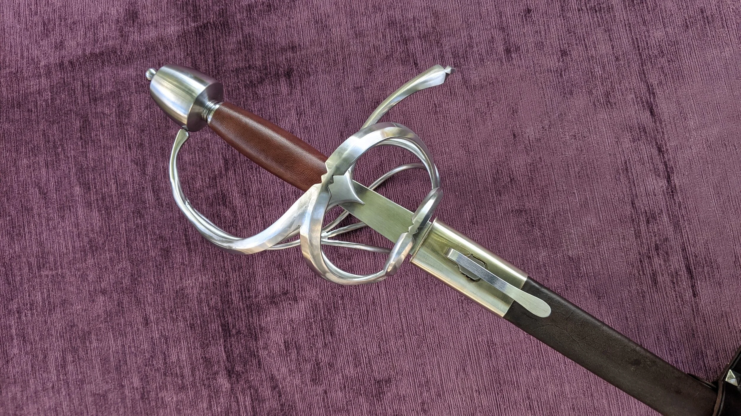 Diamond Wedding Rapiers [BLUNT] — Jesse Belsky Stageswords