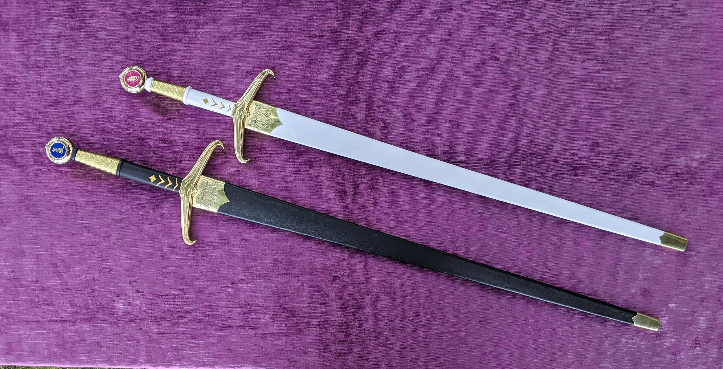 Phoenix/Lotus Wedding Swords — Jesse Belsky Stageswords