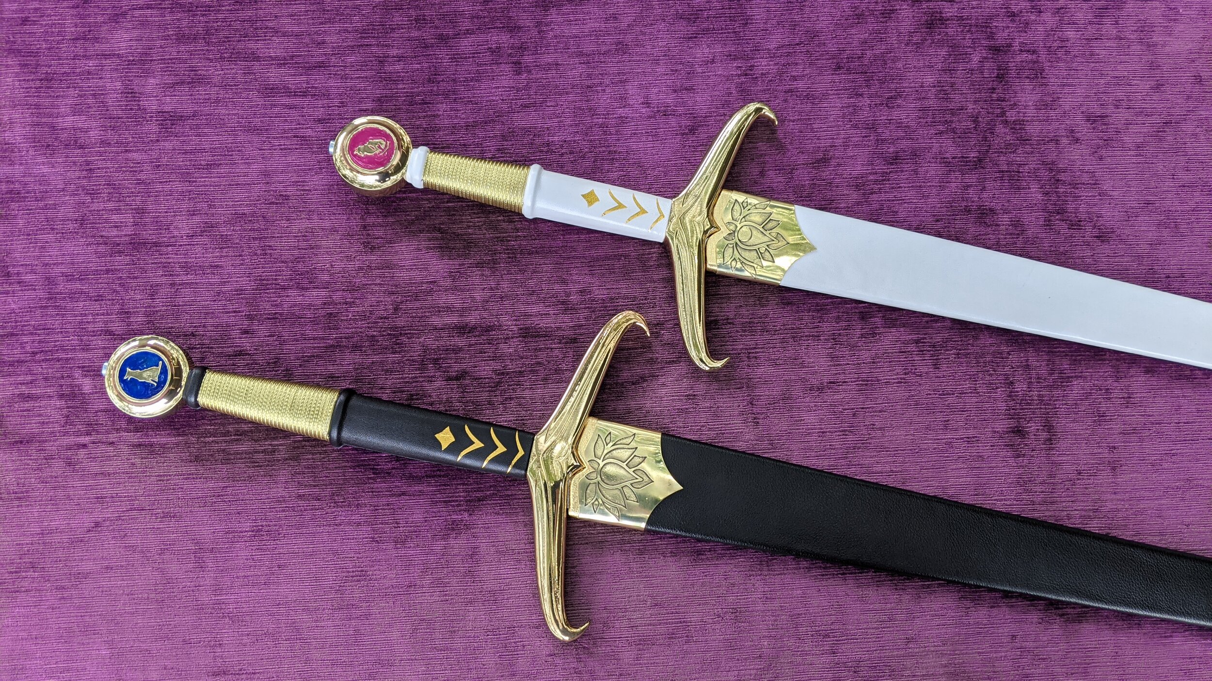 Phoenix/Lotus Wedding Swords — Jesse Belsky Stageswords