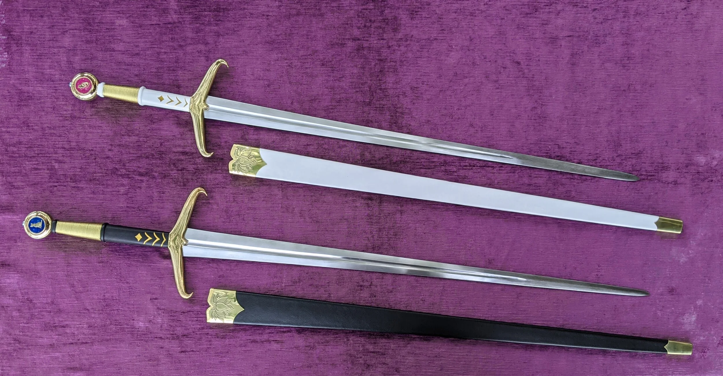 Phoenix/Lotus Wedding Swords — Jesse Belsky Stageswords