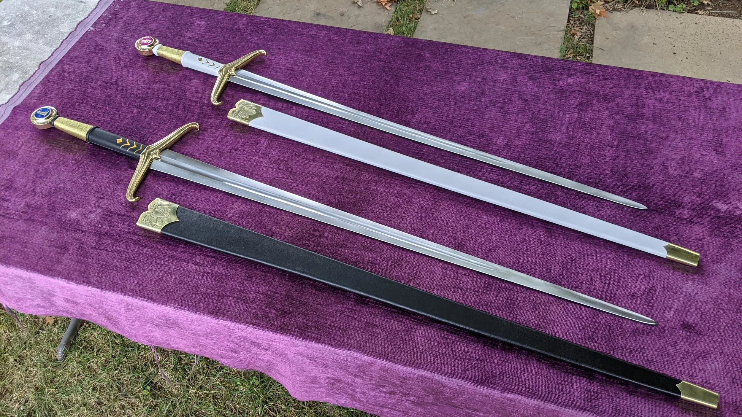 Phoenix/Lotus Wedding Swords — Jesse Belsky Stageswords