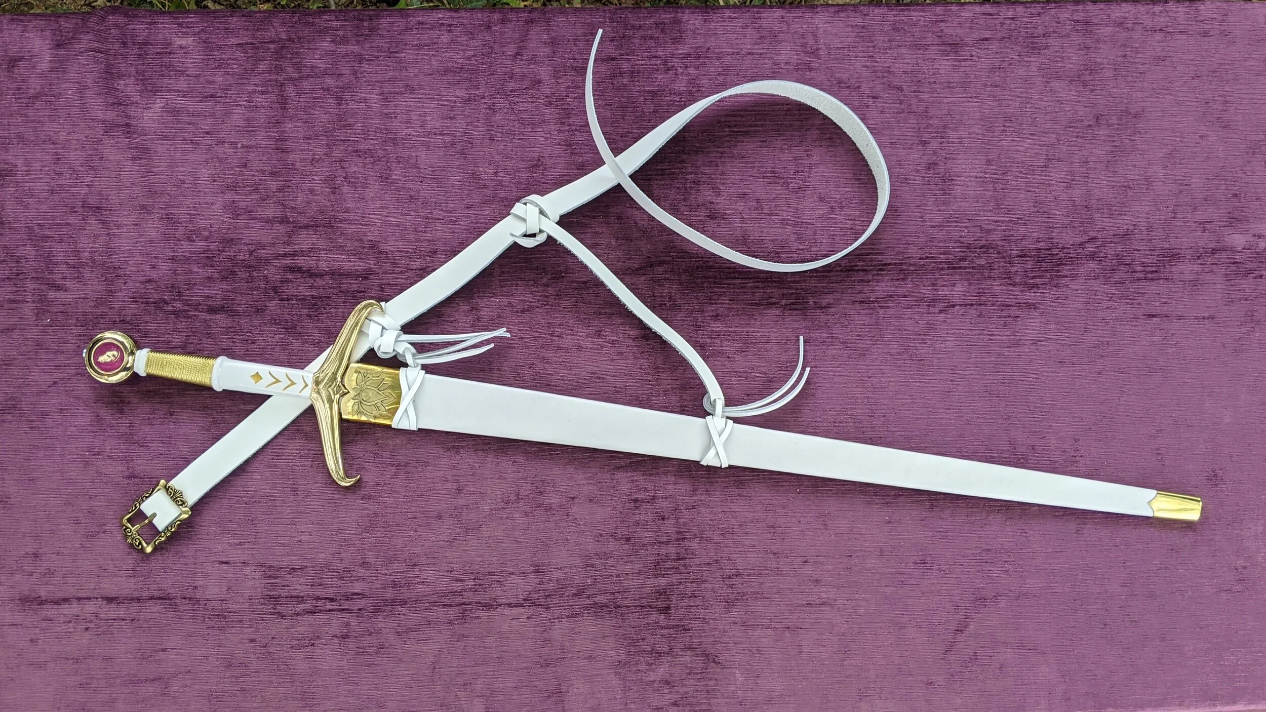 Phoenix/Lotus Wedding Swords — Jesse Belsky Stageswords