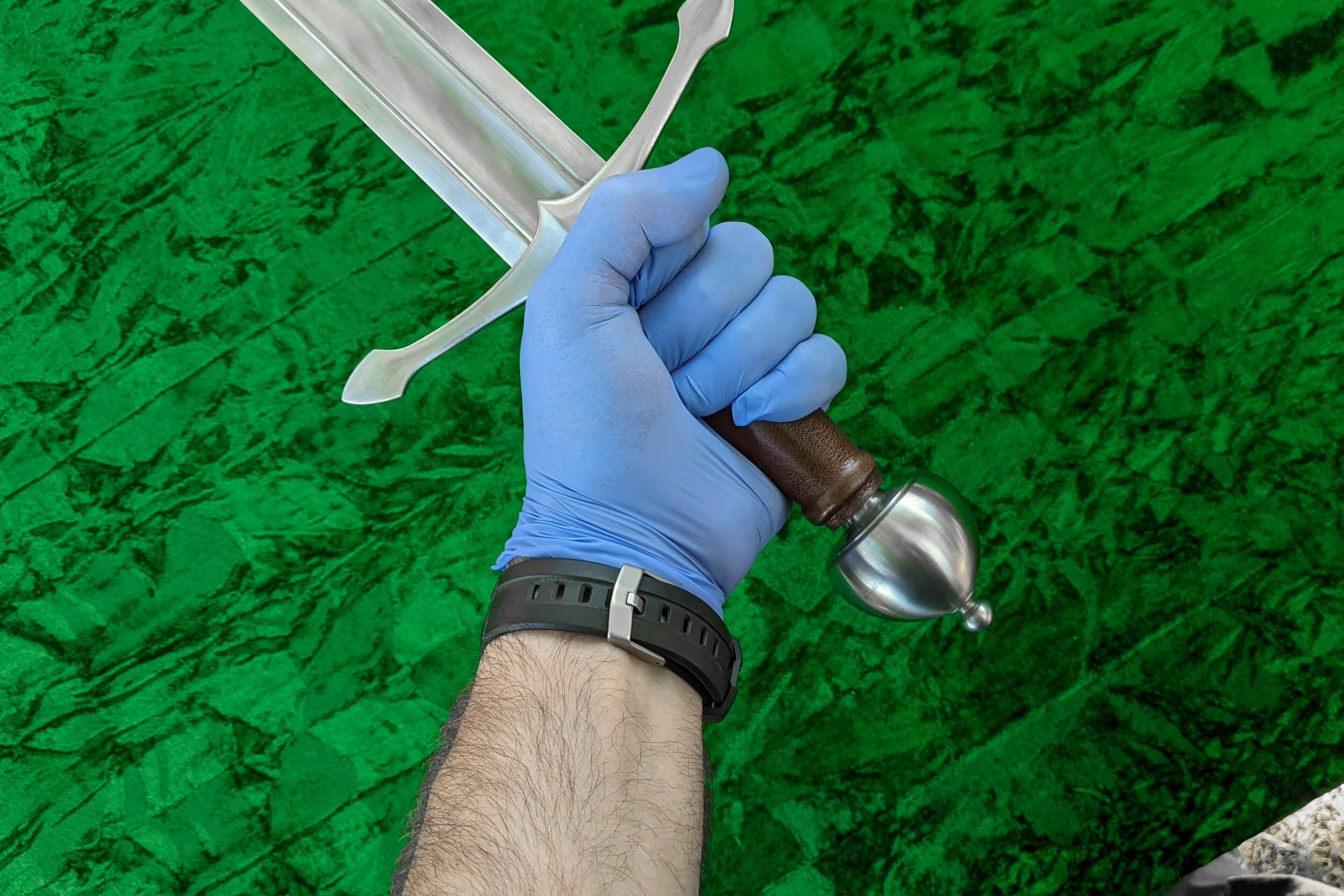 Single Hand Broadsword 12 - Brown Grip [BLUNT] — Jesse Belsky Stageswords