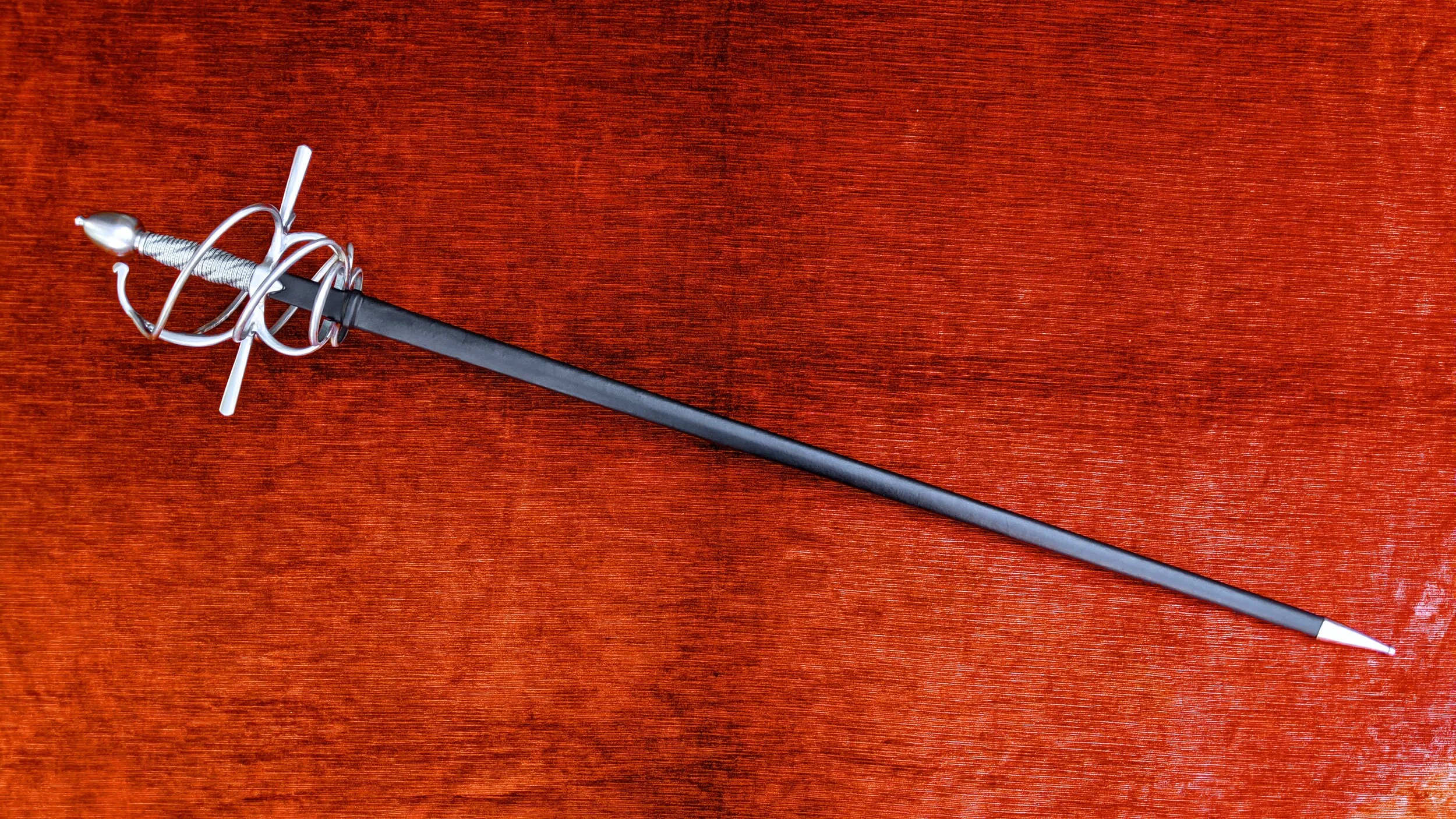 Ambidextrous Parallel Side Loop Rapier 2[BLUNT] — Jesse Belsky Stageswords