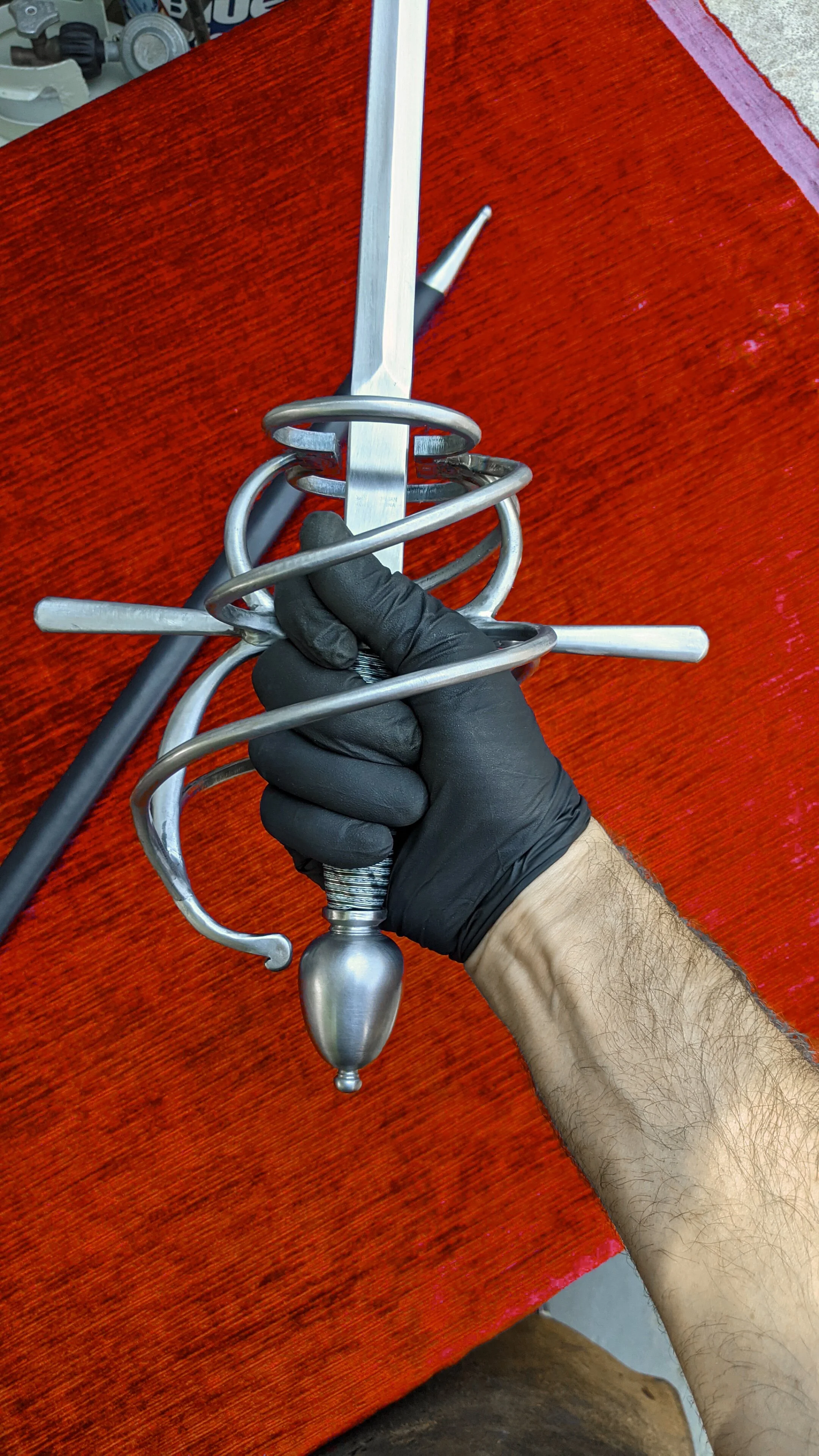 Ambidextrous Parallel Side Loop Rapier 2[BLUNT] — Jesse Belsky Stageswords