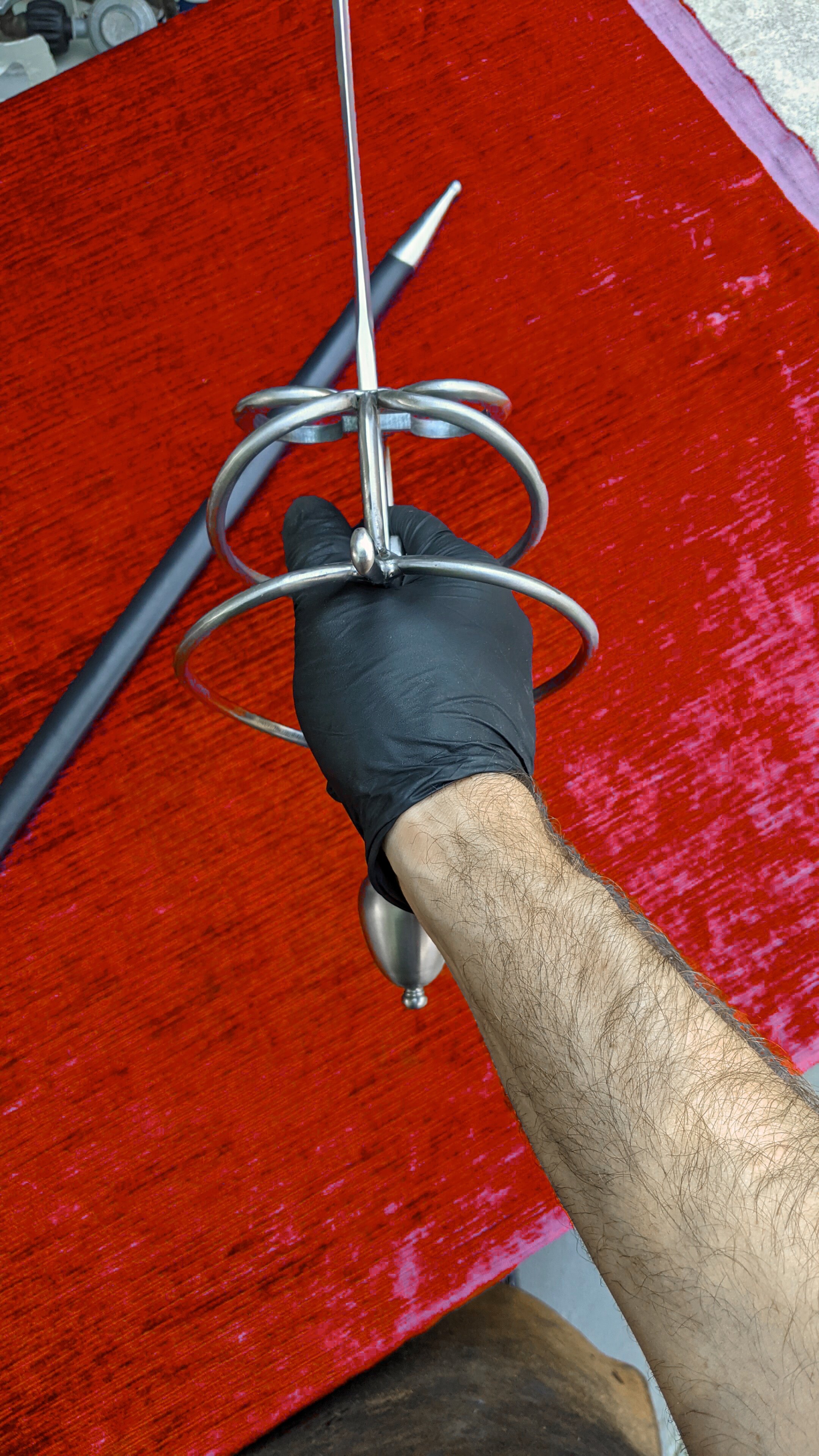 Ambidextrous Parallel Side Loop Rapier 2[BLUNT] — Jesse Belsky Stageswords