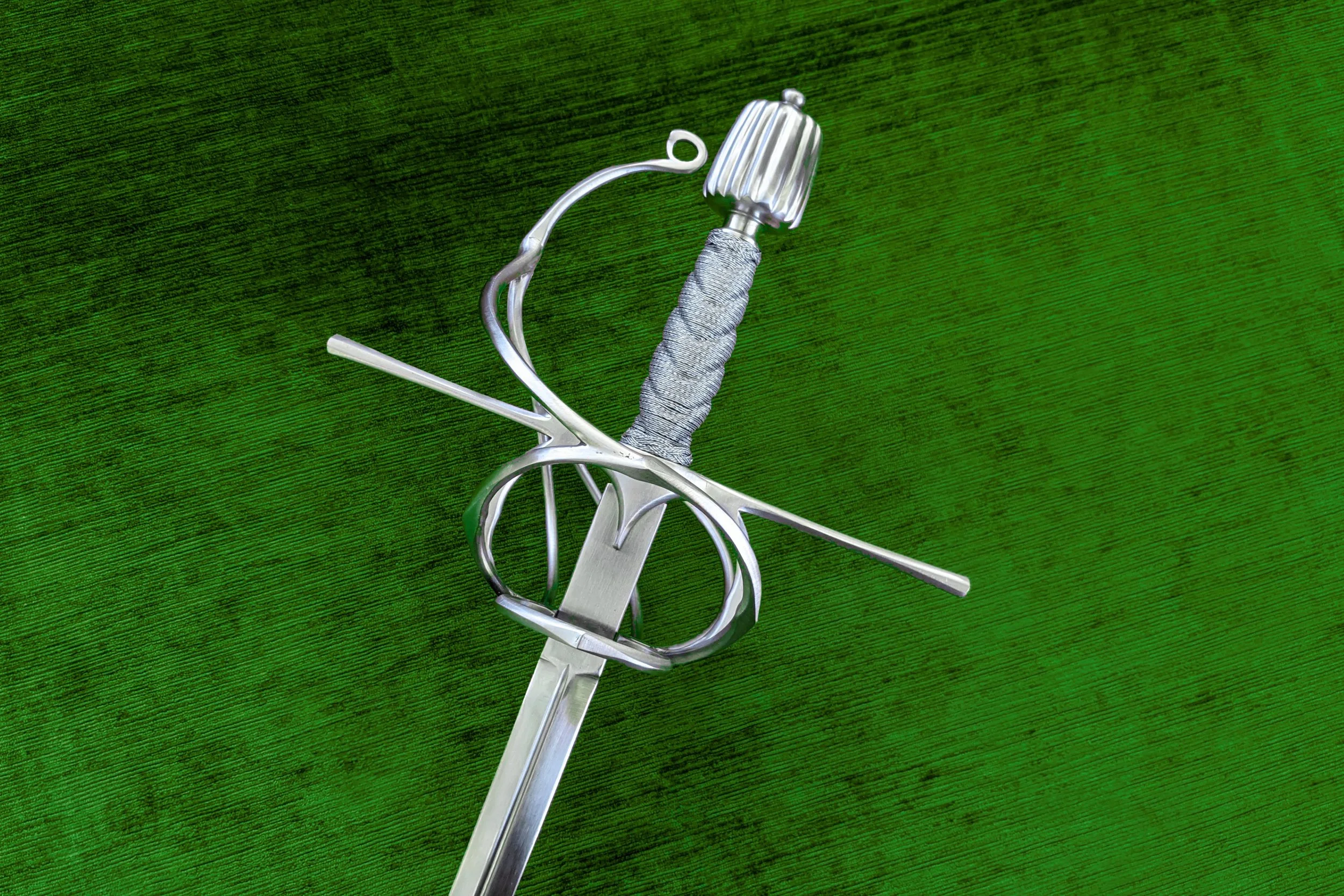Two Ring Rapier --Darkwood Blade [SHARP] — Jesse Belsky Stageswords