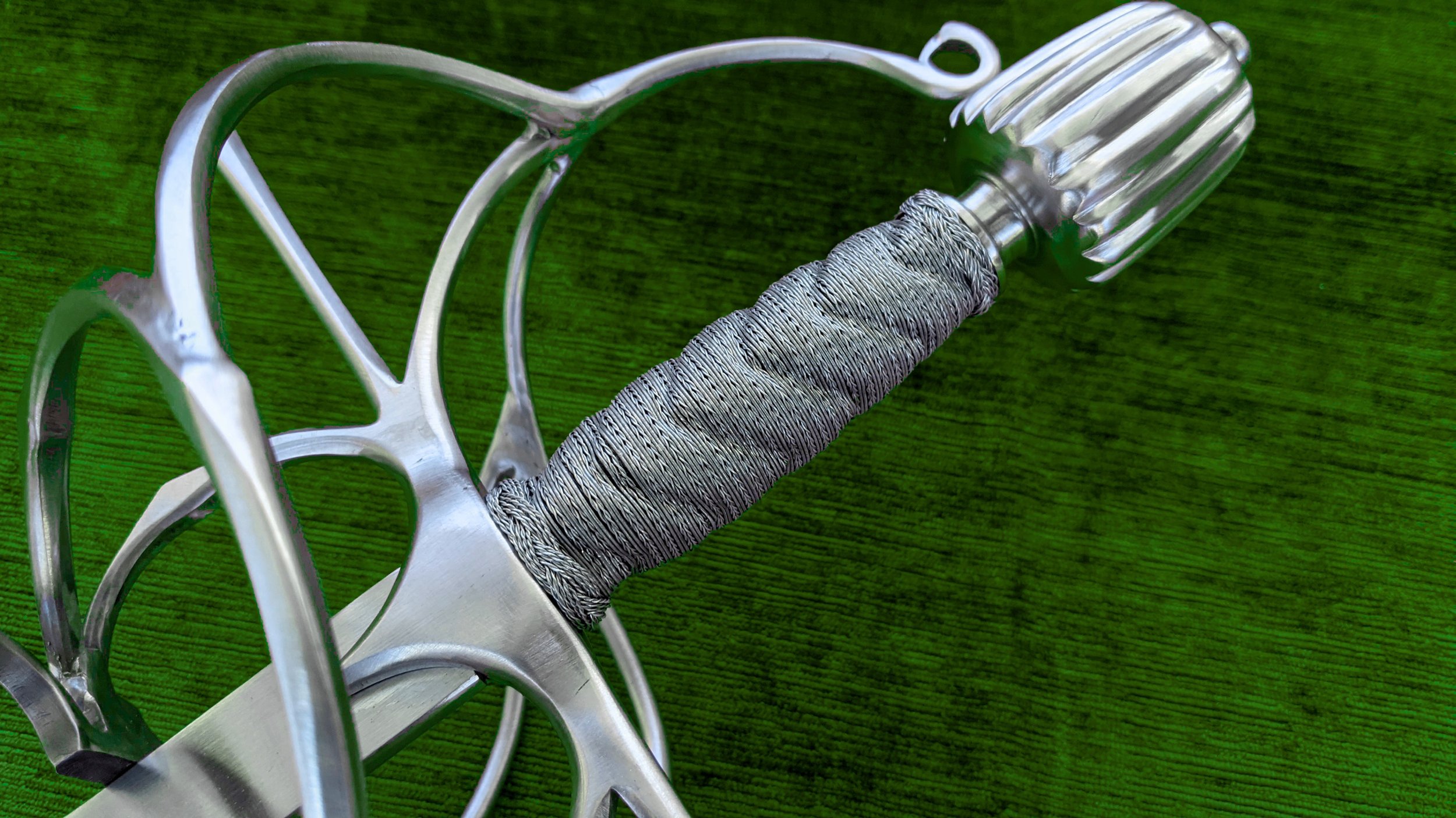 Two Ring Rapier --Darkwood Blade [SHARP] — Jesse Belsky Stageswords