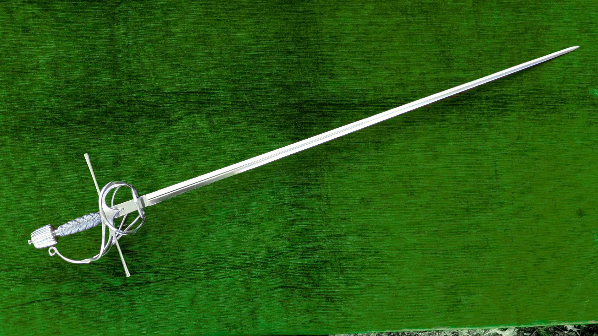 Two Ring Rapier --Darkwood Blade [SHARP] — Jesse Belsky Stageswords