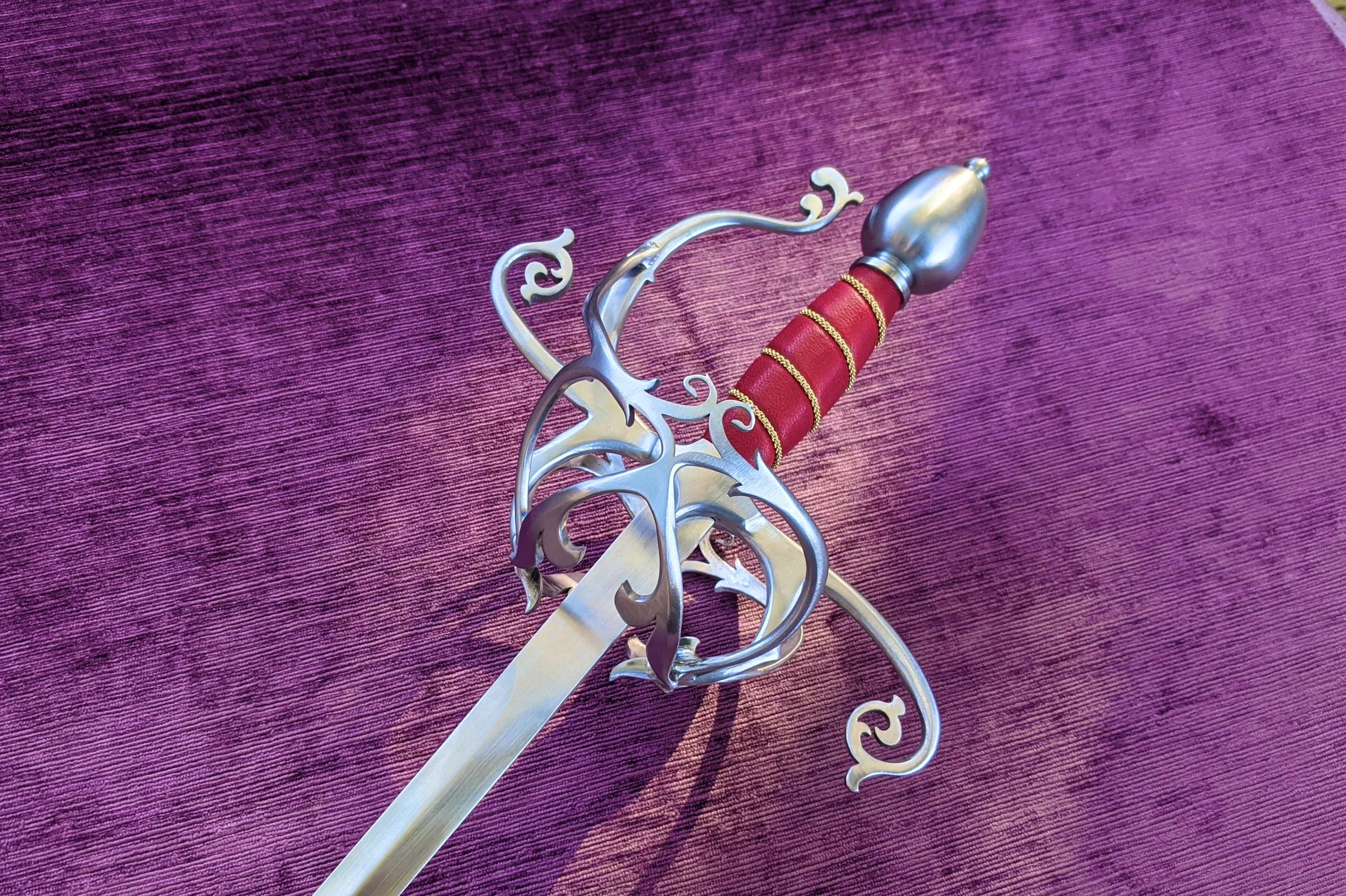 Fantasy Rapier - Red Grip [BLUNT/SHARP] — Jesse Belsky Stageswords