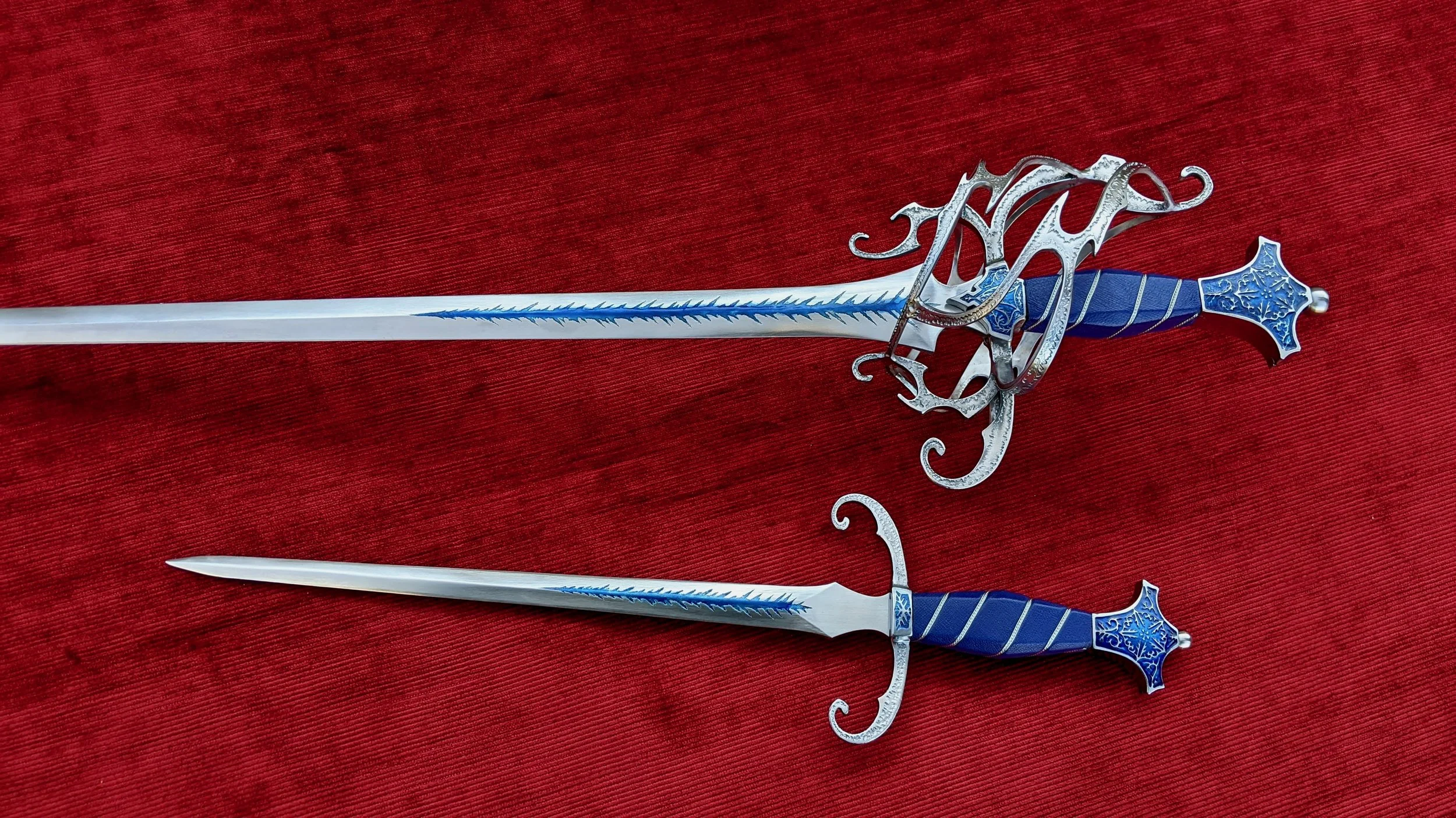 Frost Blade Rapier & Dagger [SHARP] — Jesse Belsky Stageswords