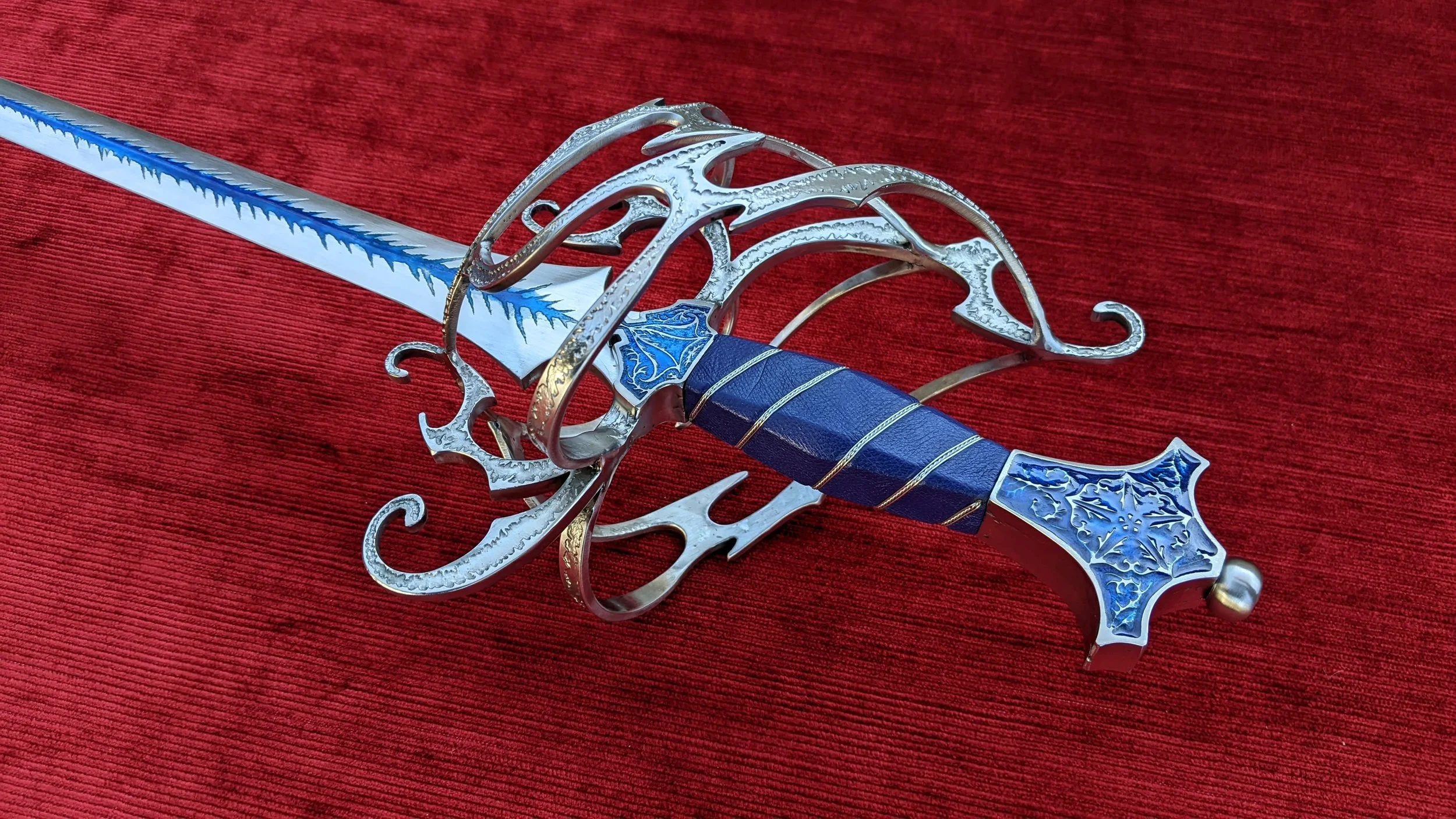 Frost Blade Rapier & Dagger [SHARP] — Jesse Belsky Stageswords