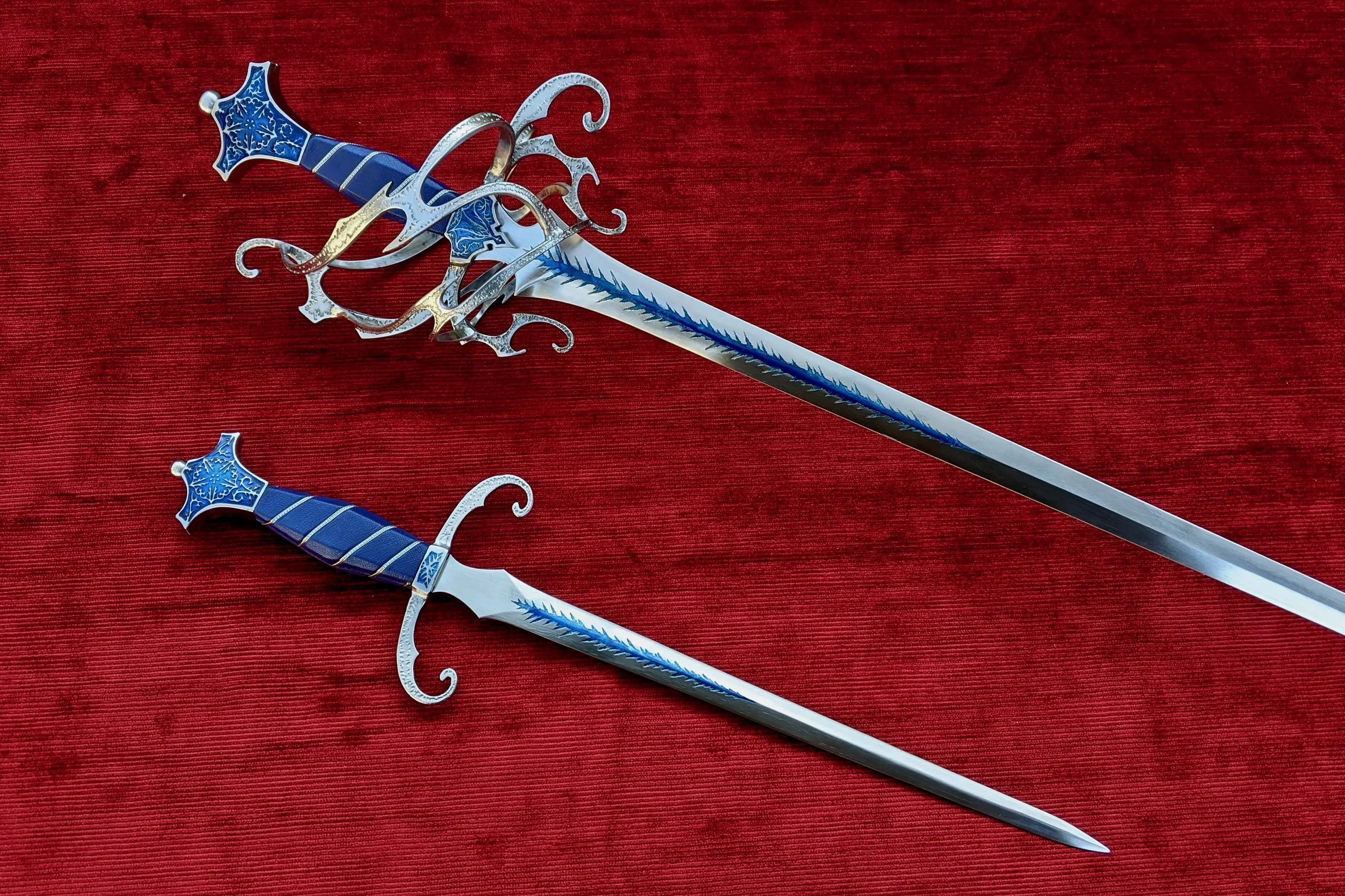 Frost Blade Rapier & Dagger [SHARP] — Jesse Belsky Stageswords