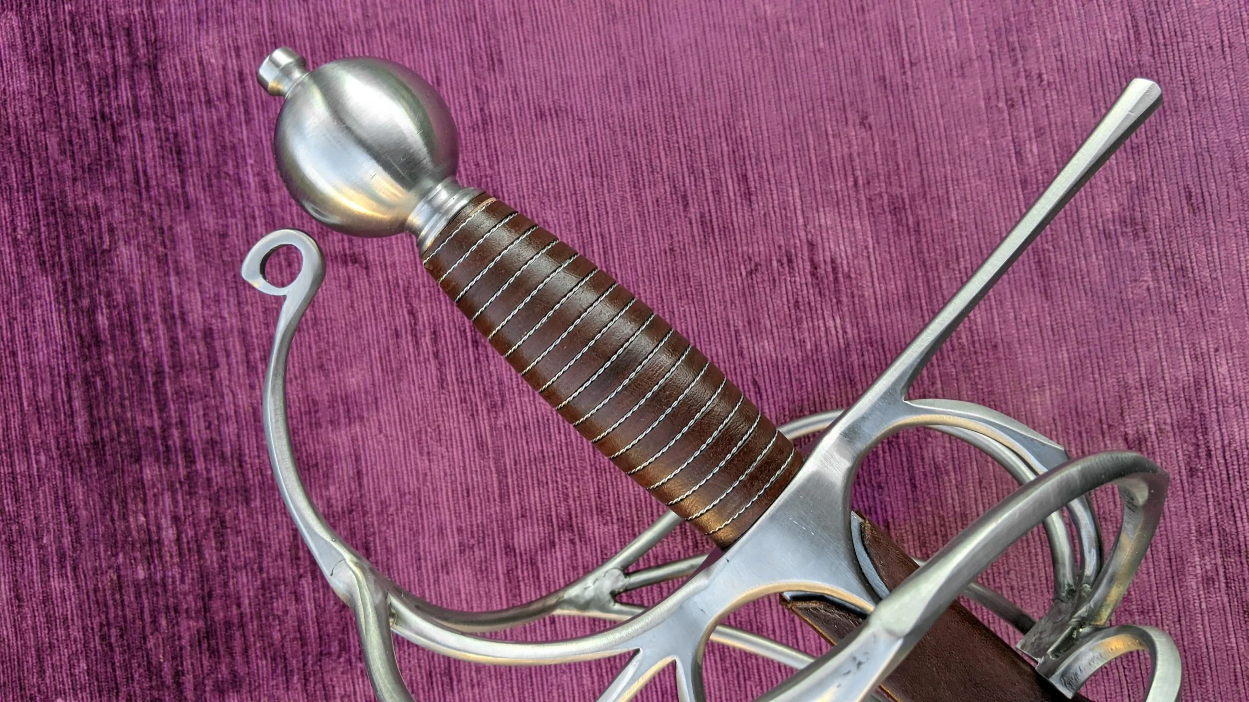 Two Ring Rapier & Dagger -- [SHARP] — Jesse Belsky Stageswords